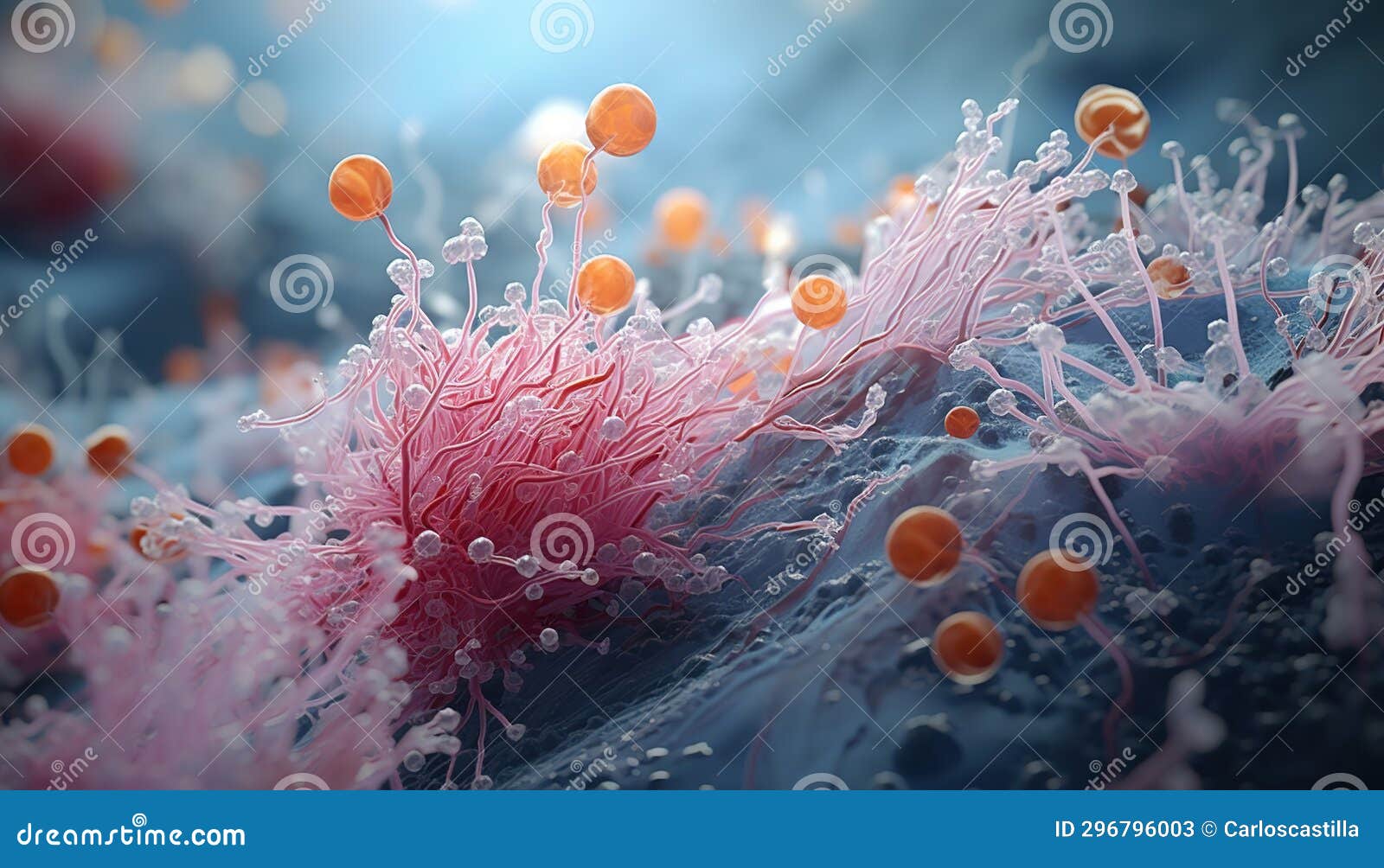 Microbacteria and Bacterial Organisms.biology and Science Background ...