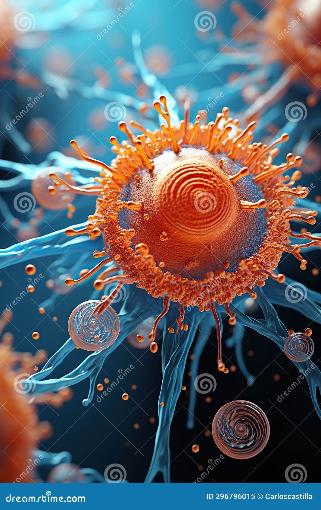 Microbacteria and Bacterial Organisms.biology and Science Background ...