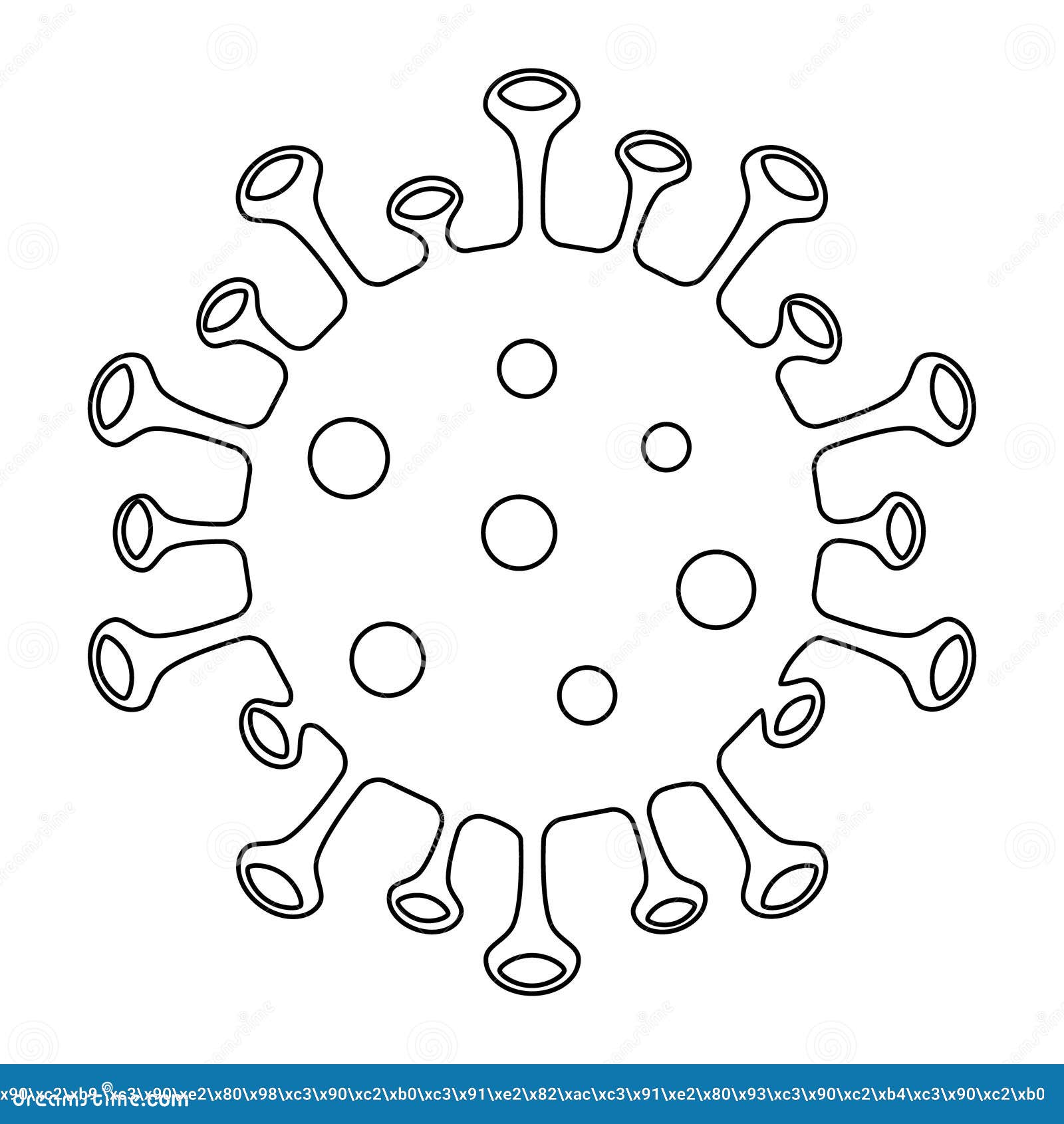 Microbe, Bacterium Icon, Virus Icon in Glyph Style, Corona Virus ... Microbe, Bacterium Icon, Virus Icon in Glyph Style, Corona Virus ...
