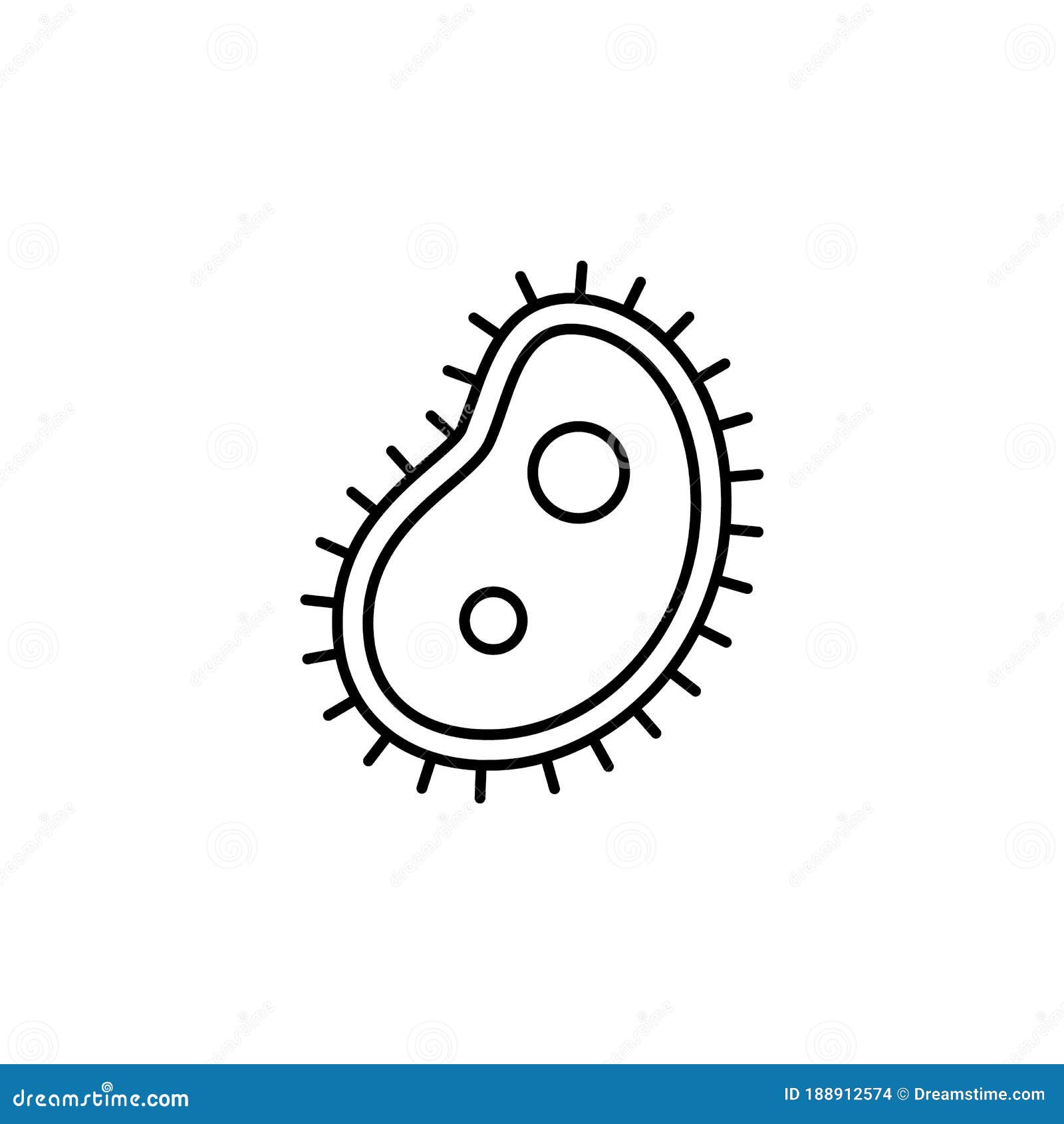 Microbe Icon. Element of Microorganisms Icon for Mobile Concept and Web ...