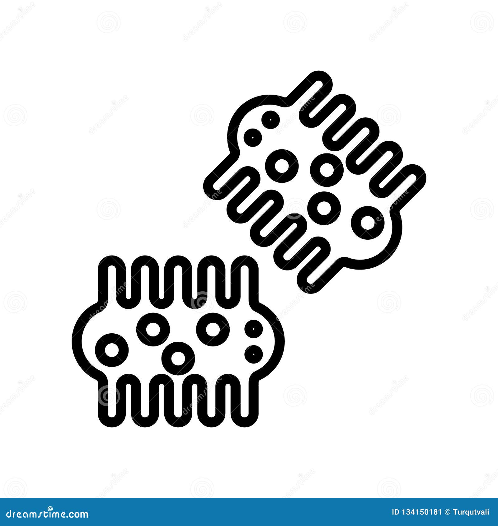 Linear Microbe Icon From Medical Outline Collection. Thin Line Microbe ... Linear Microbe Icon From Medical Outline Collection. Thin Line Microbe ...