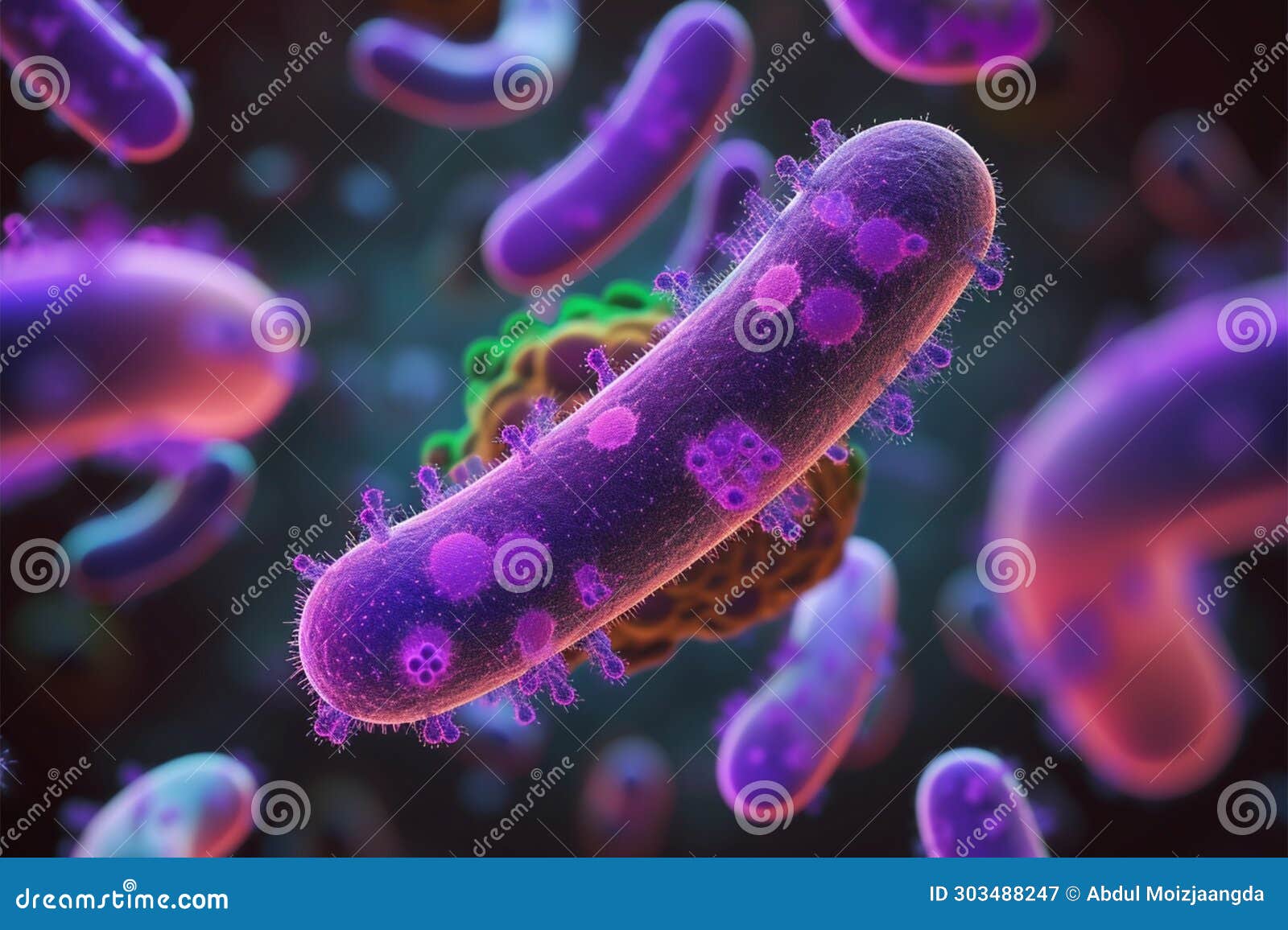 Microbe Inspection, Bacteria Under Microscope, Scientific Research ...