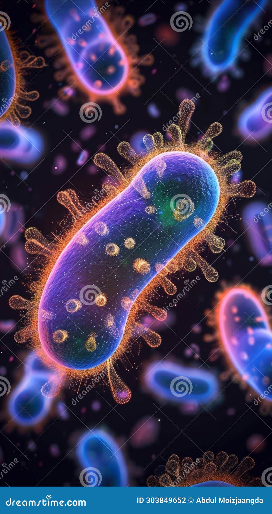 Microbe Inspection, Bacteria Under Microscope, Scientific Research ...