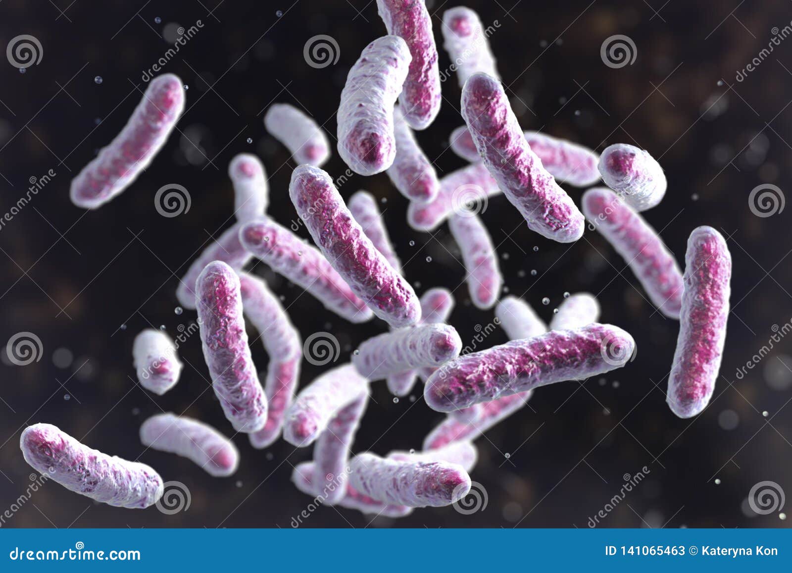 Microbe, Microorganism, Rod-shaped Bacterium Stock Illustration ...
