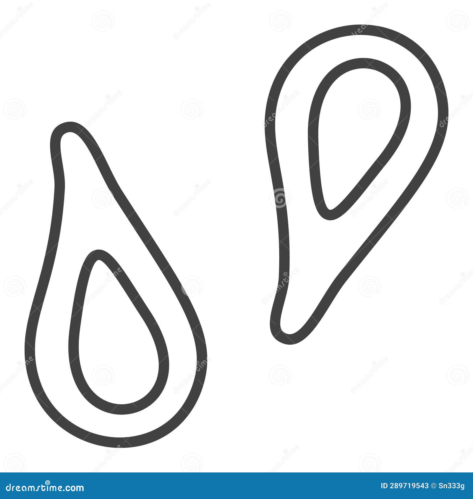 Microbe Primitive Bacteria Vector Concept Linear Icon Stock ...