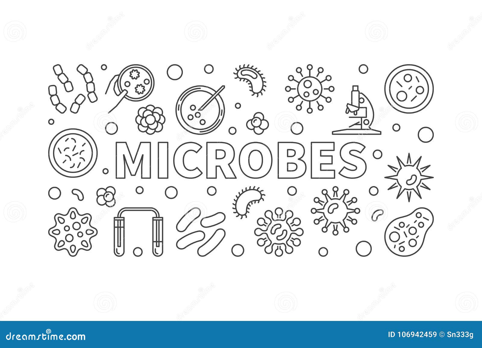 Made Of Probiotic Symbol Heart And Medical Illustration Of The ...