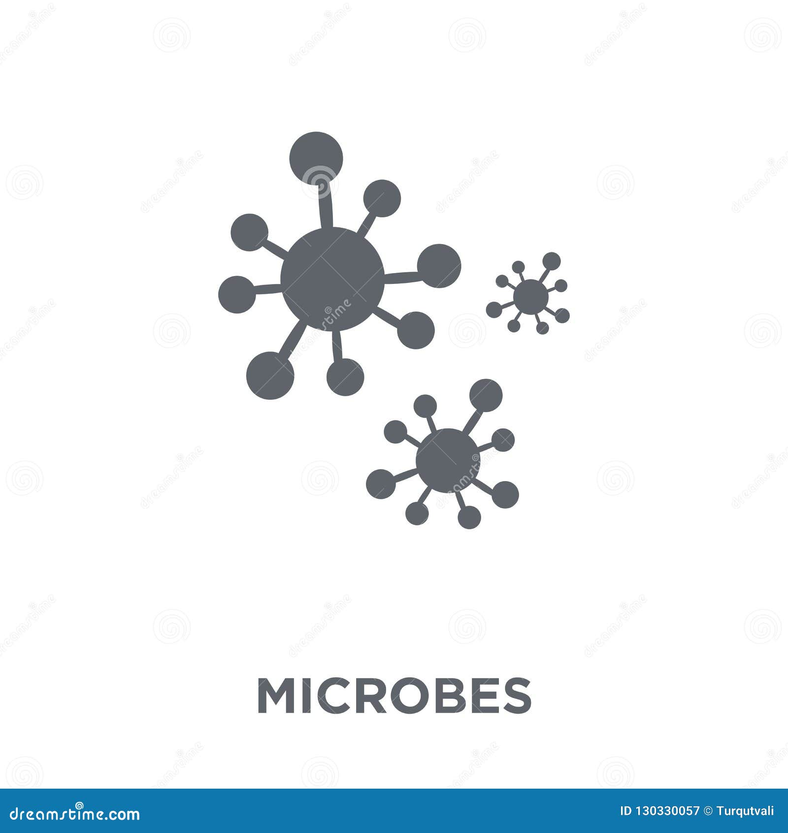 Microbes Icon from Hygiene Collection. Stock Vector - Illustration of ...