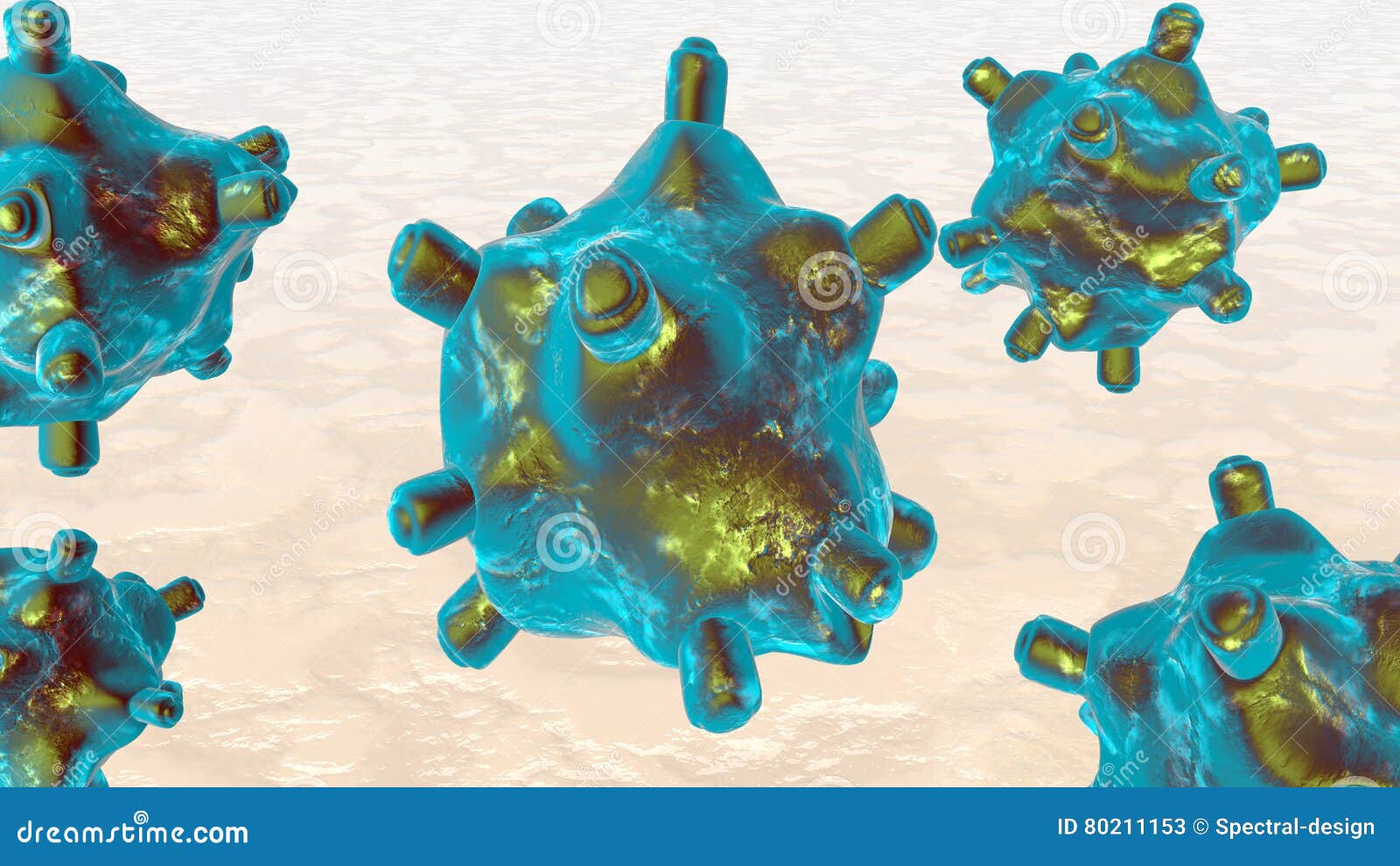 Microbes on Skin stock illustration. Illustration of epidermis - 80211153