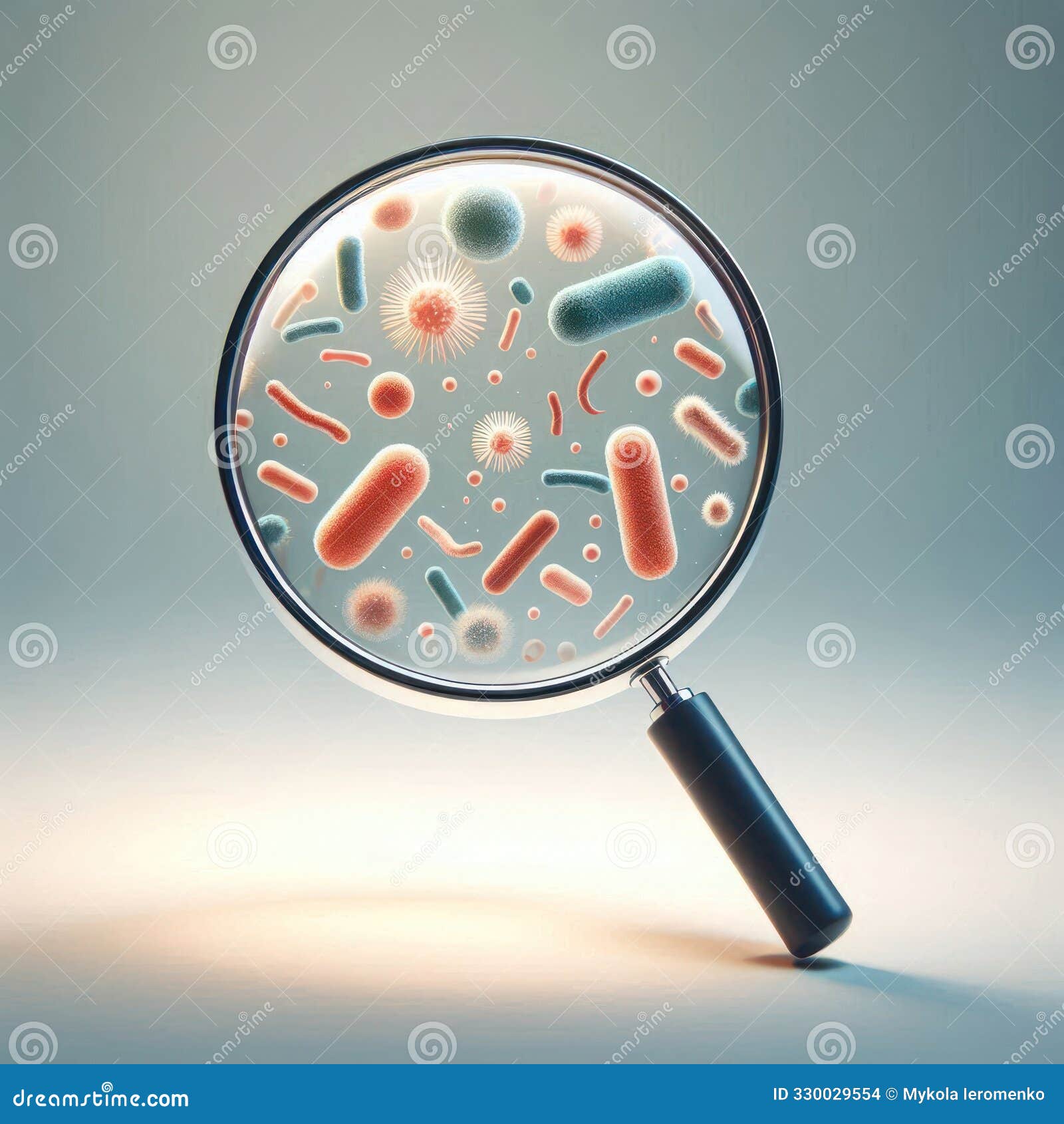Microbes Under A Microscope Royalty-Free Stock Photography ...