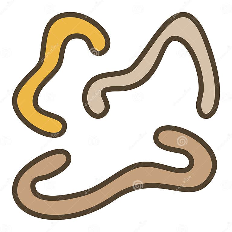 Microbes Vector Microbiology Concept Colored Icon or Sign Stock ...