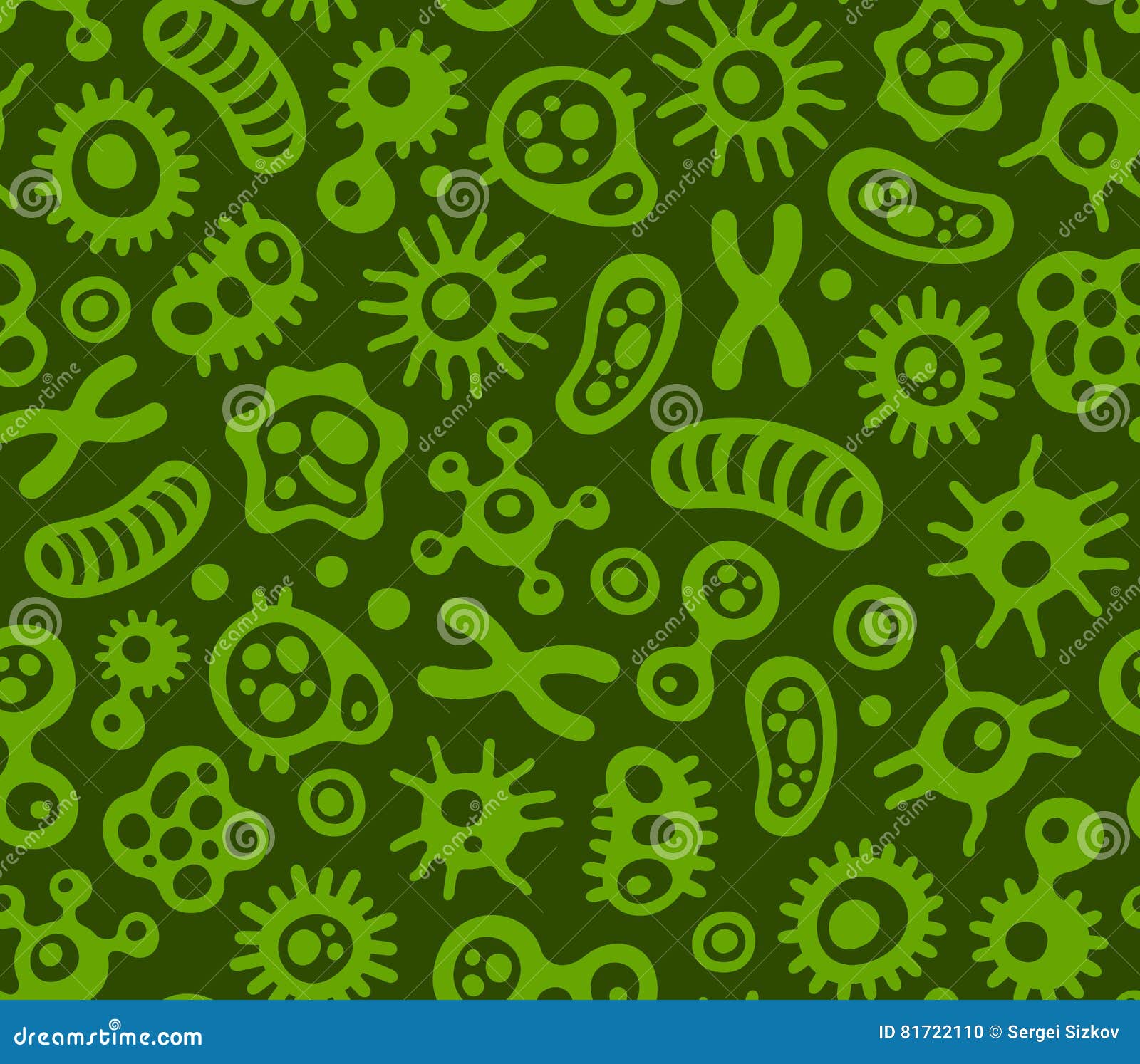 Bacteria Green Concept Icon Vector Illustration | CartoonDealer.com ...