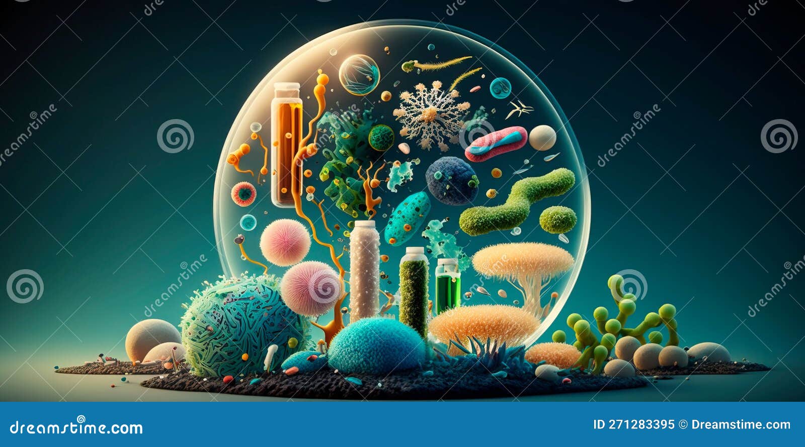 Microbes and Viruses To Study Their Structure and Evolution Generative ...