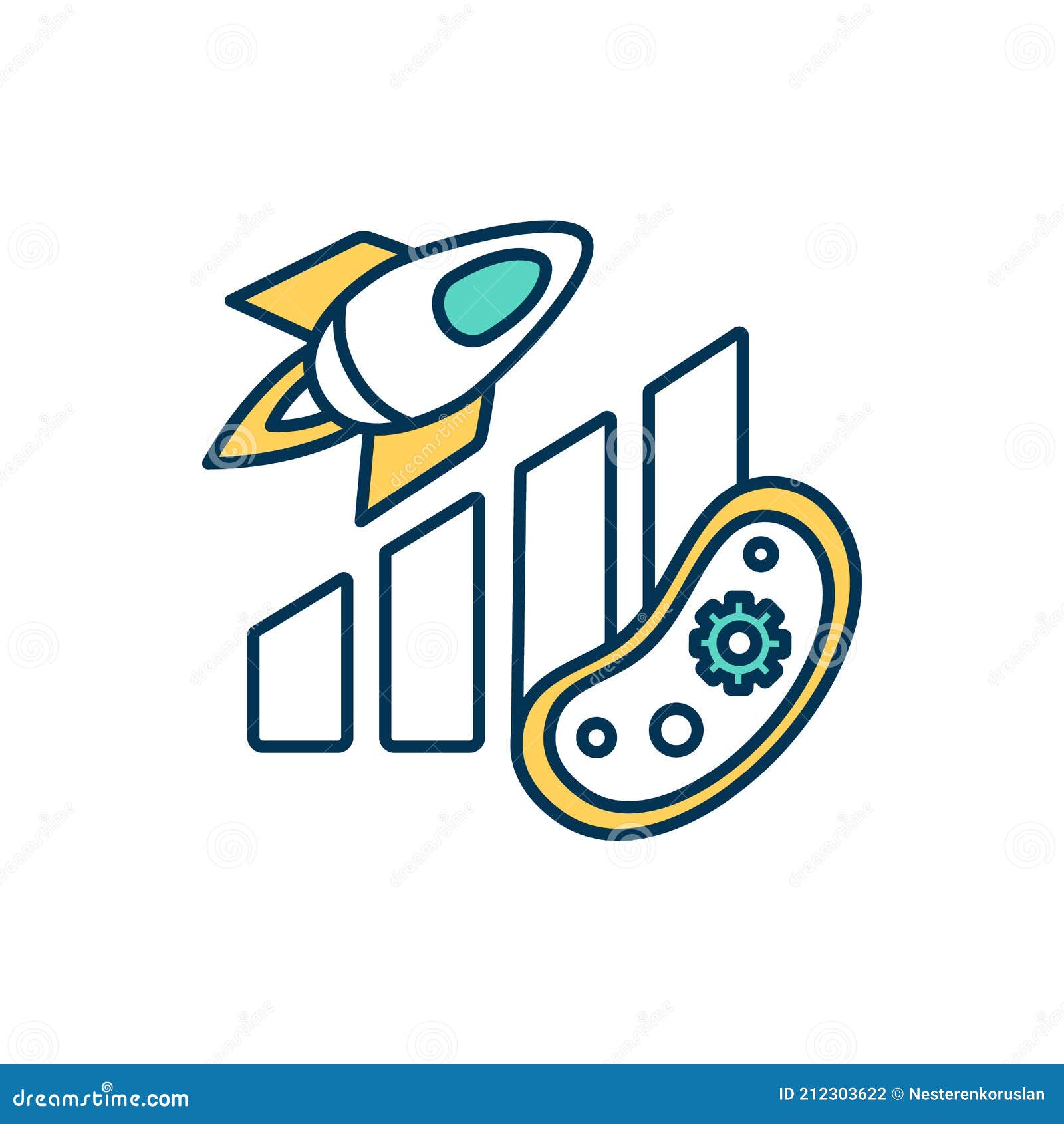 Microbial Evolution RGB Color Icon Stock Vector - Illustration of ...