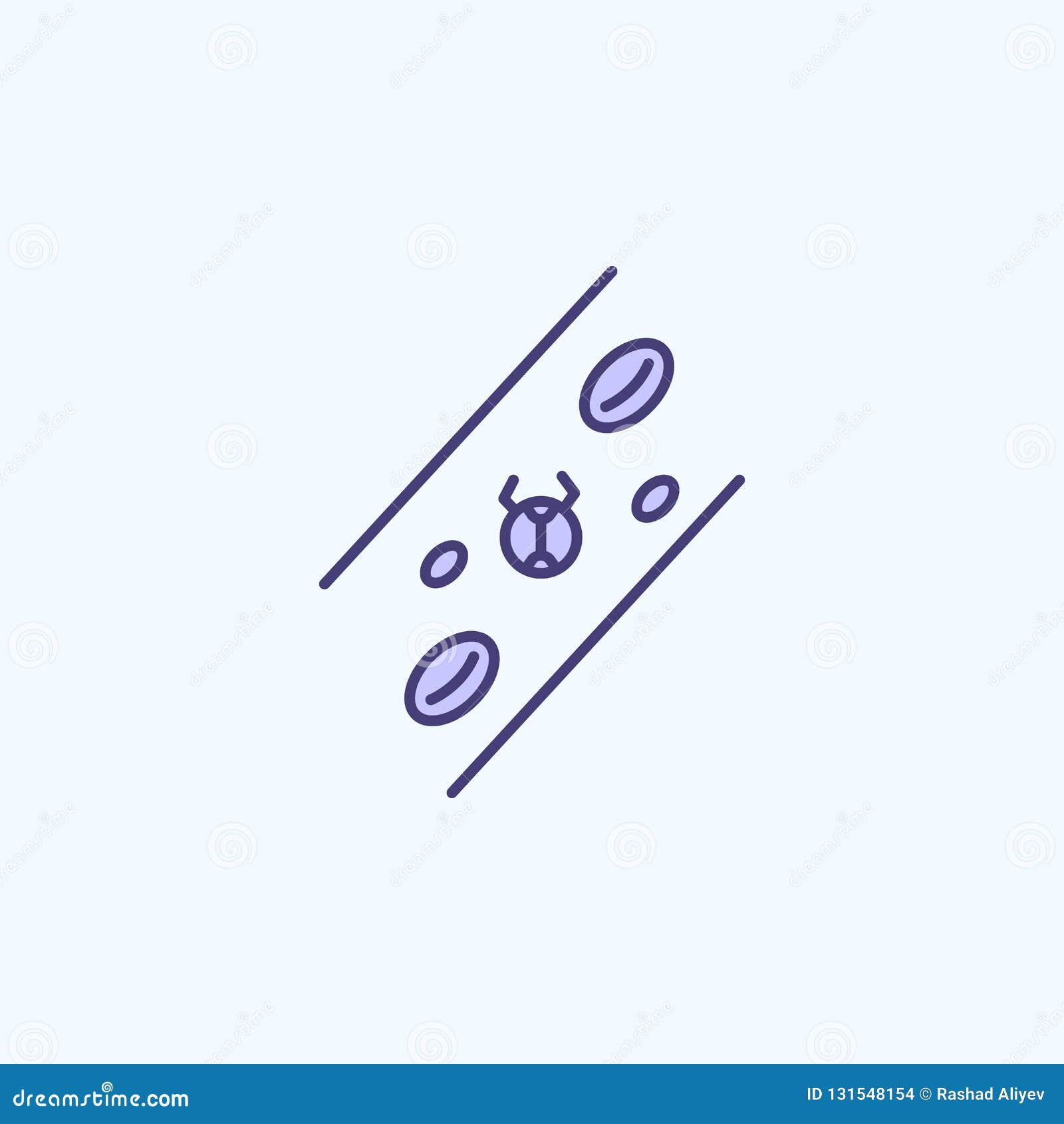 Microbial Test Icon In Neon Style Royalty-Free Stock Photo ...