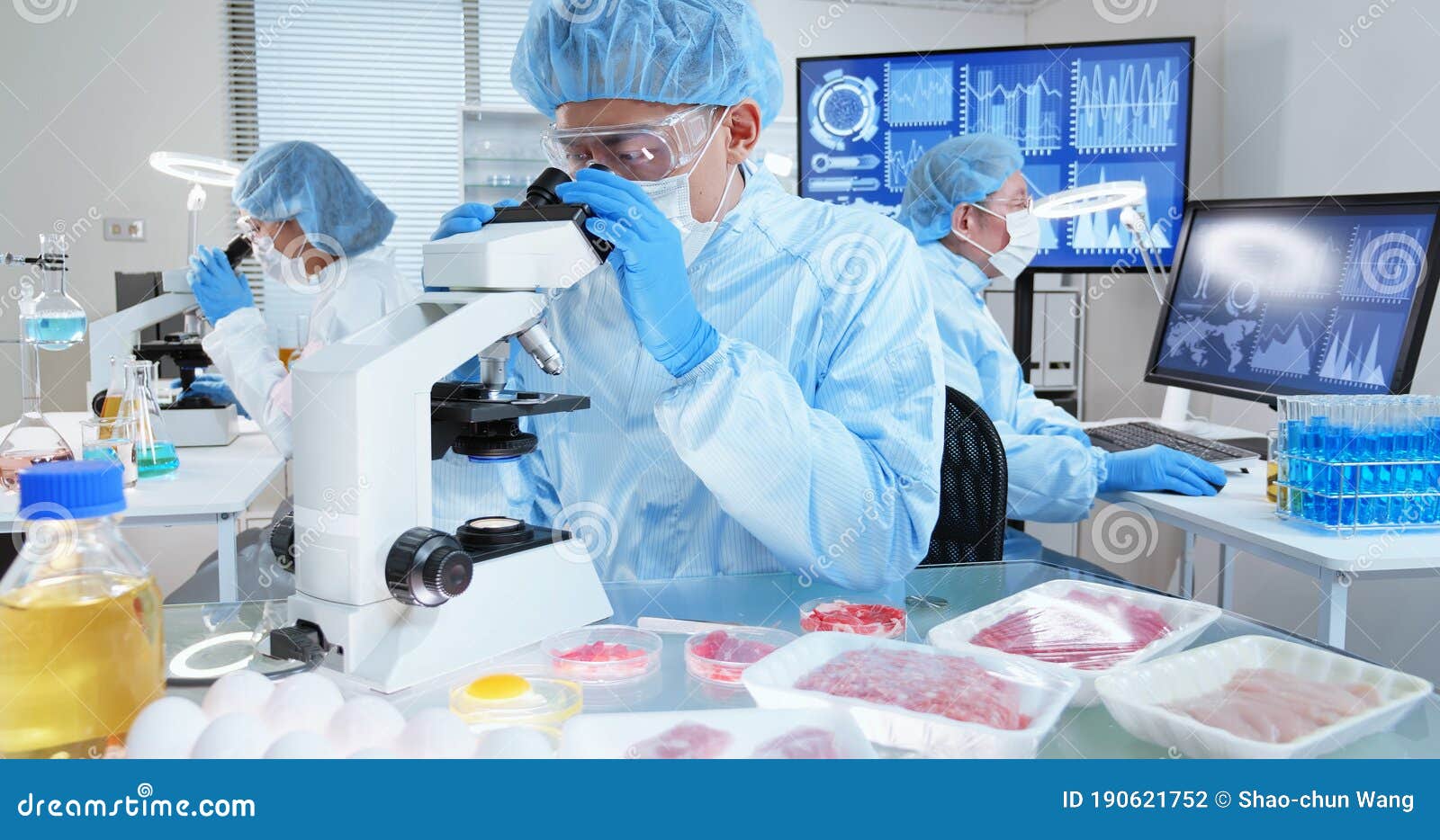 Microbiological Test Food Quality Stock Photo - Image of investigation ...