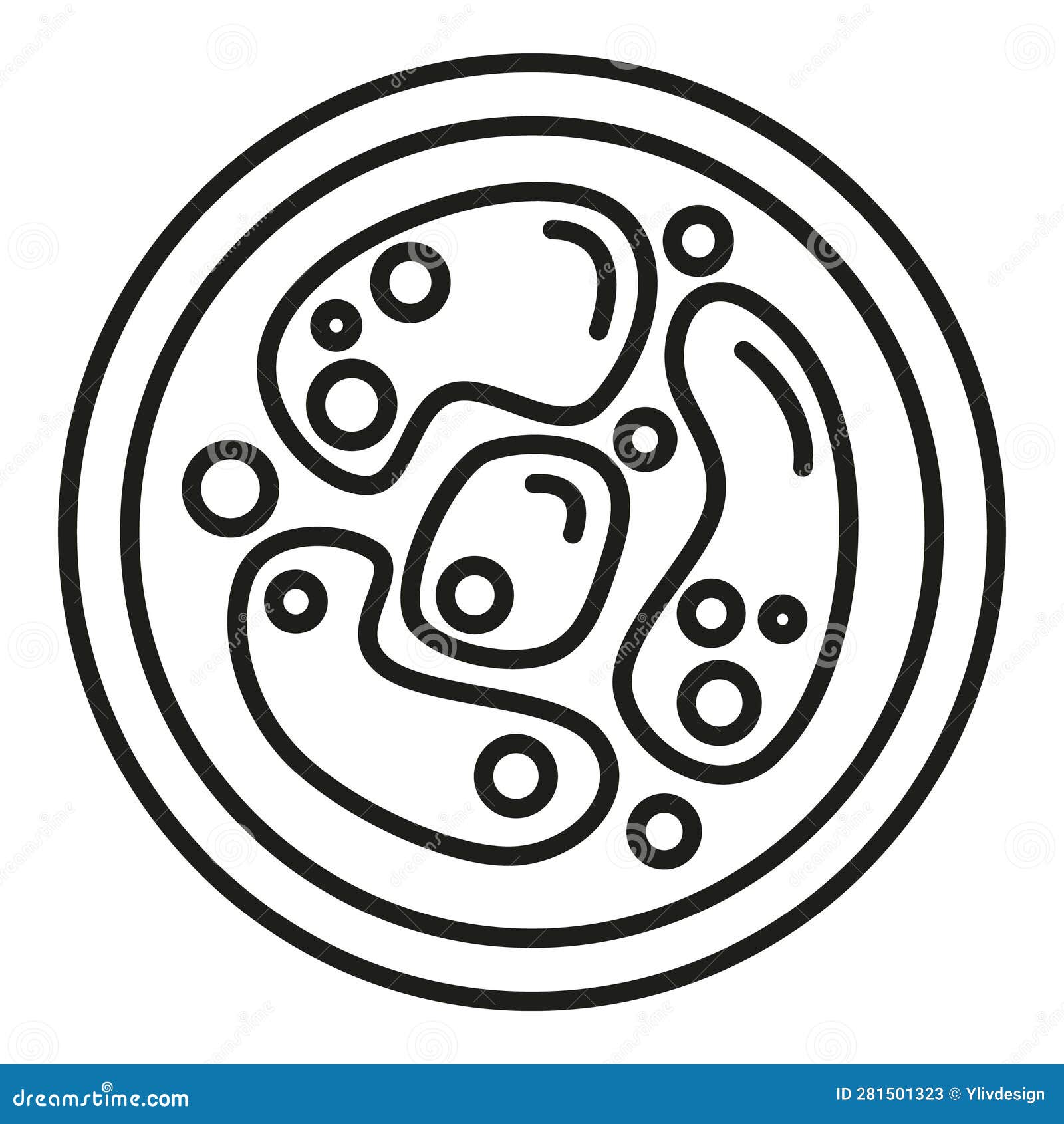 Microbiology Icon Vector Illustration | CartoonDealer.com #208079068
