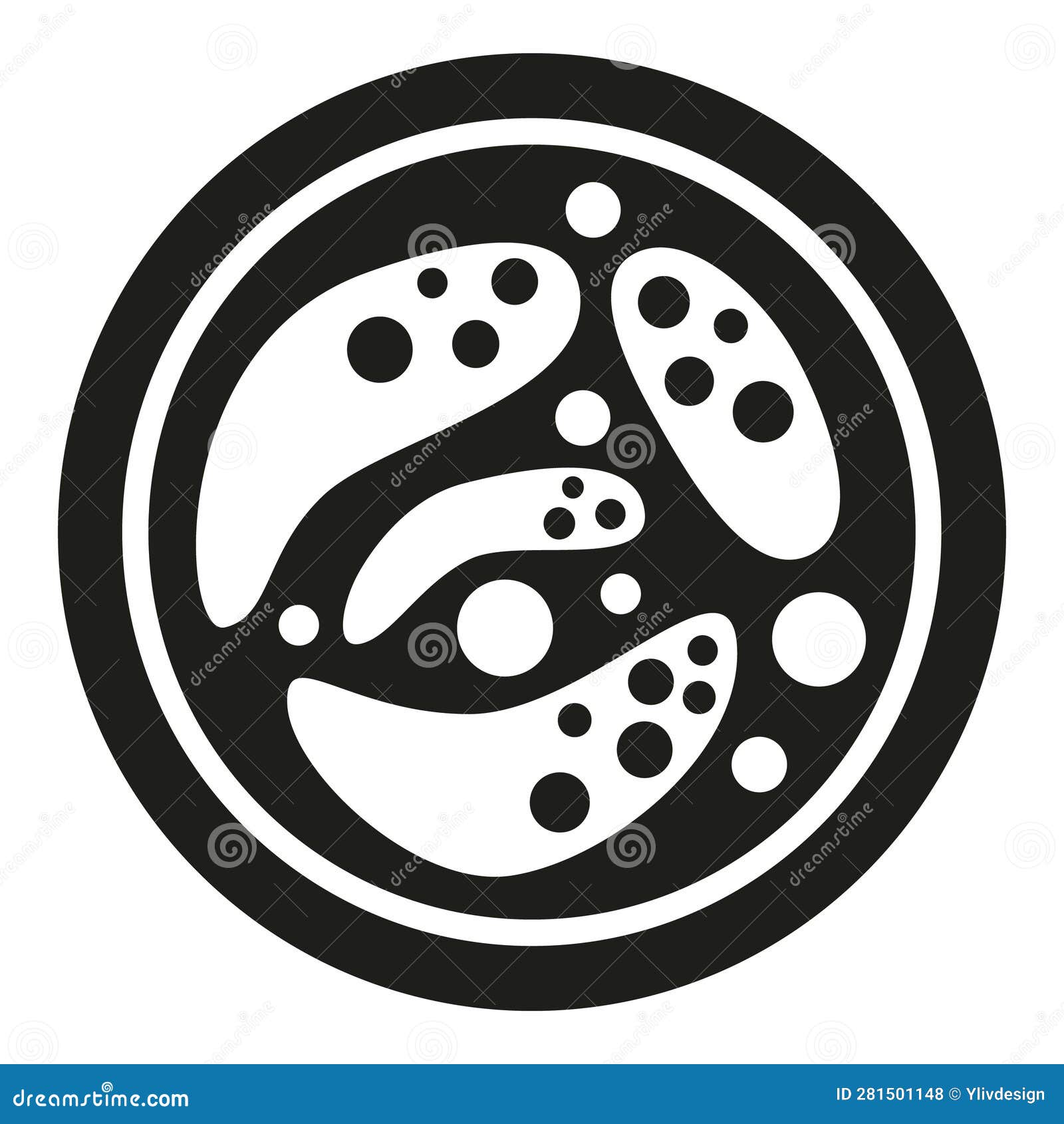 Microbiology Icon Vector Illustration | CartoonDealer.com #208079068