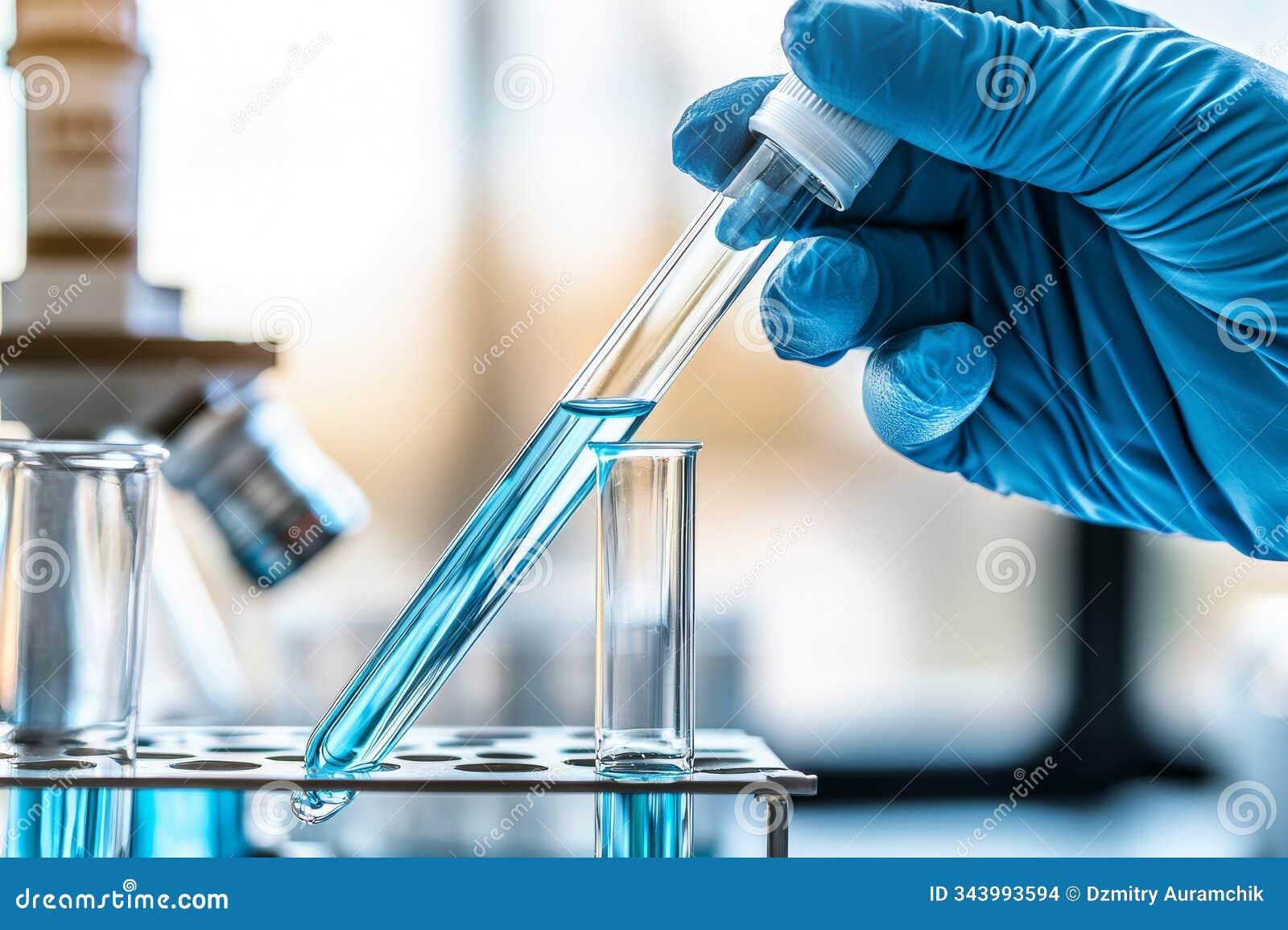 A Microbiology Laboratory Tests Water Samples for Microbial ...