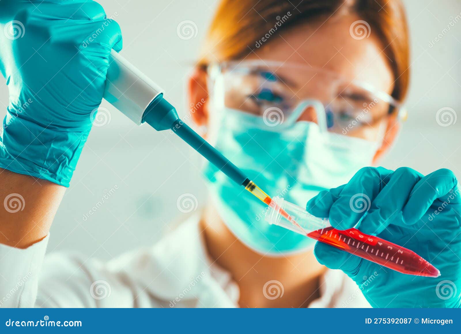 Microbiology Laboratory Work Stock Image - Image of cell, laboratory ...