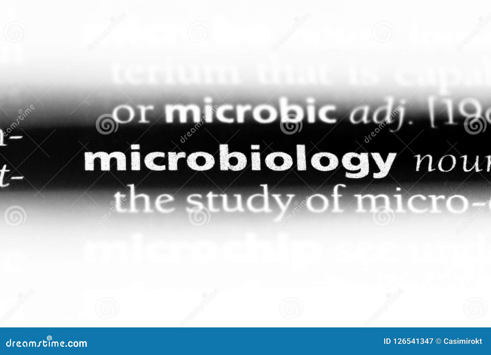 Microbiology stock image. Image of definition, book - 126541347