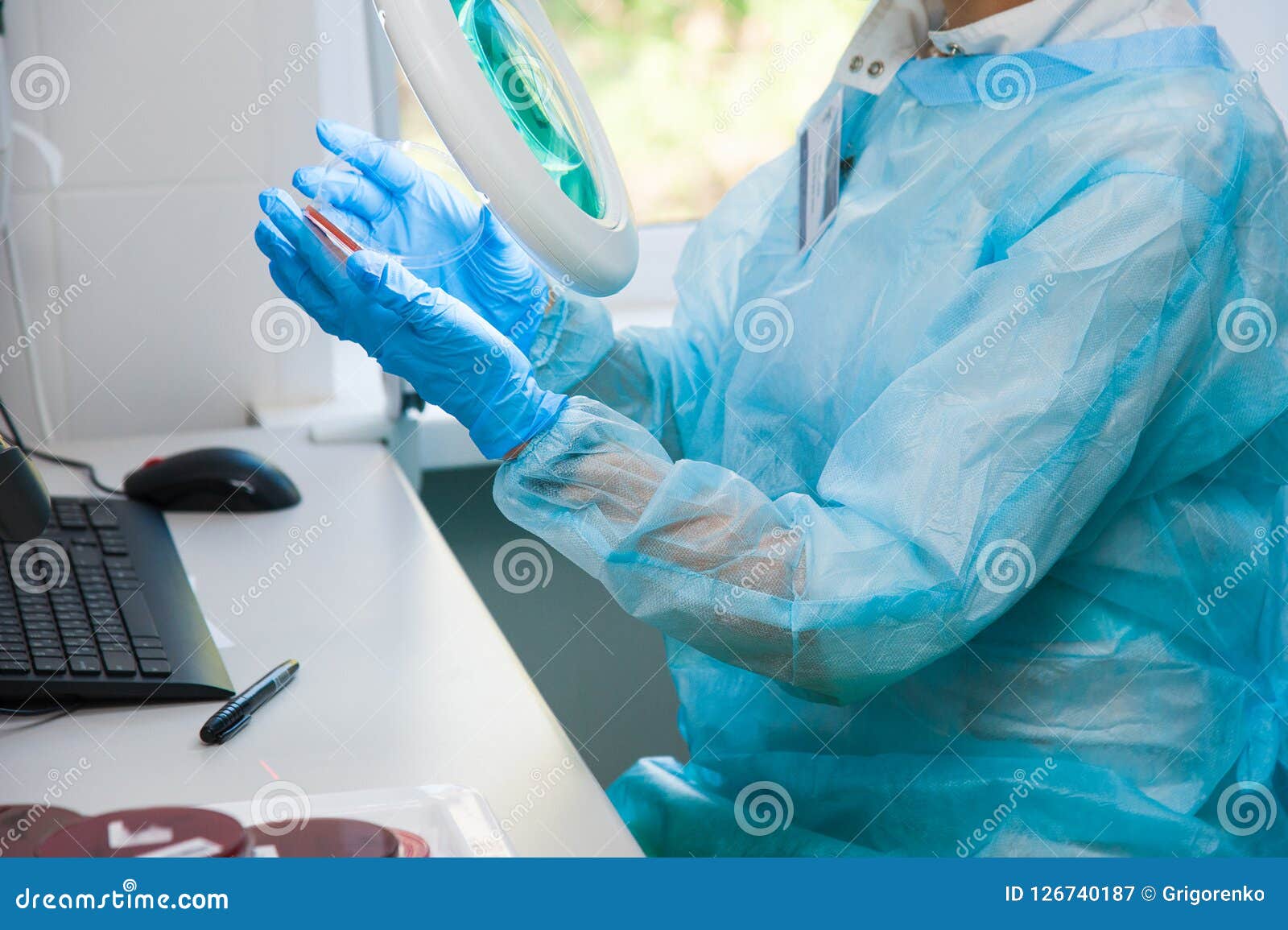 Microbiology Research in Laboratory Stock Image - Image of biology ...