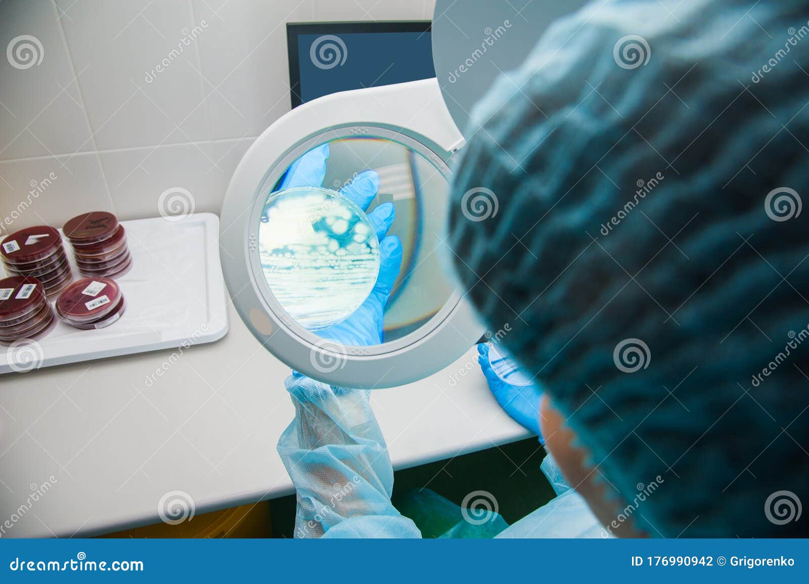 Microbiology Research in Laboratory Stock Photo - Image of biology ...
