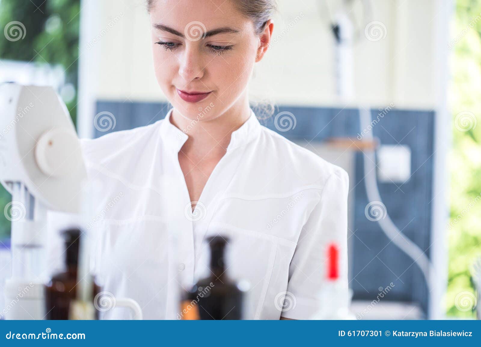 Microbiology Student during Internship Stock Image - Image of research ...
