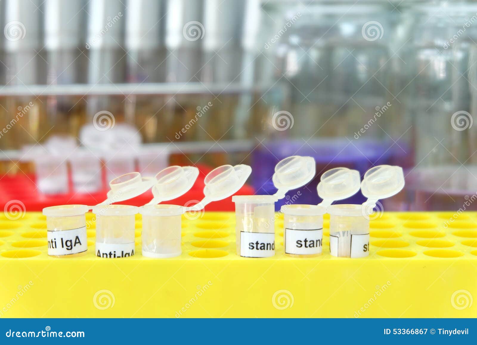 Microbiology Tool for Laboratory Test Stock Image - Image of blue ...