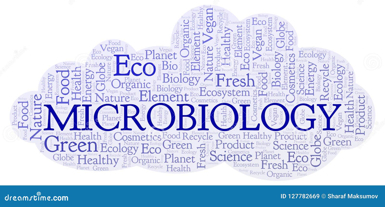 Microbiology word cloud. stock illustration. Illustration of cloud ...