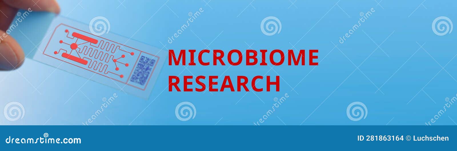 Microbiome Research Lab on Chip Device Stock Photo - Image of inside ...