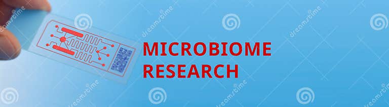 Microbiome Research Lab on Chip Device Stock Photo - Image of inside ...