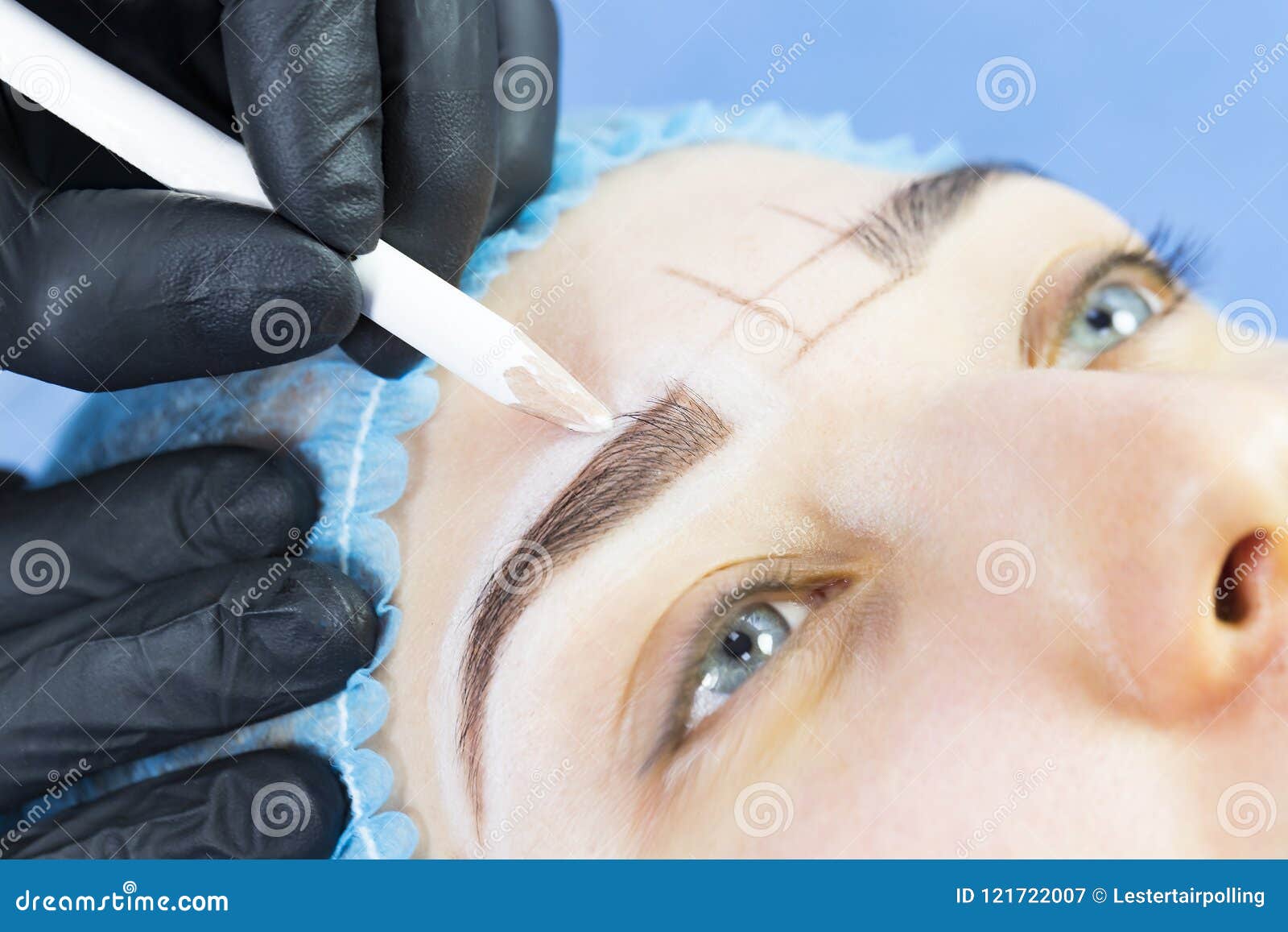 Microblading Eyebrows Workflow Stock Image - Image of color, eyebrows ...