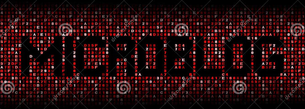 Microblog Text on Hex Code Illustration Stock Illustration ...