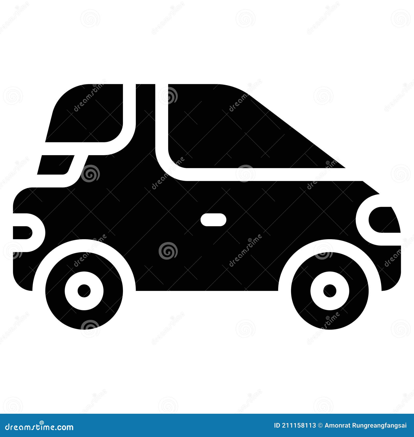 Microcar Icon, Transportation Related Vector | CartoonDealer.com #211157682