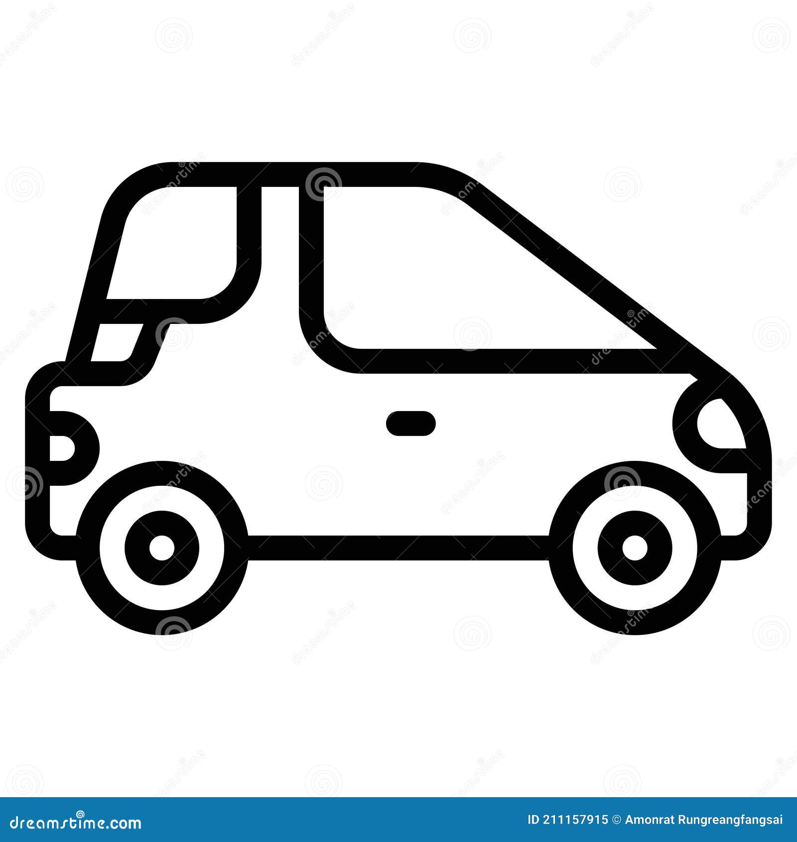 Microcar Icon, Transportation Related Vector Stock Vector ...