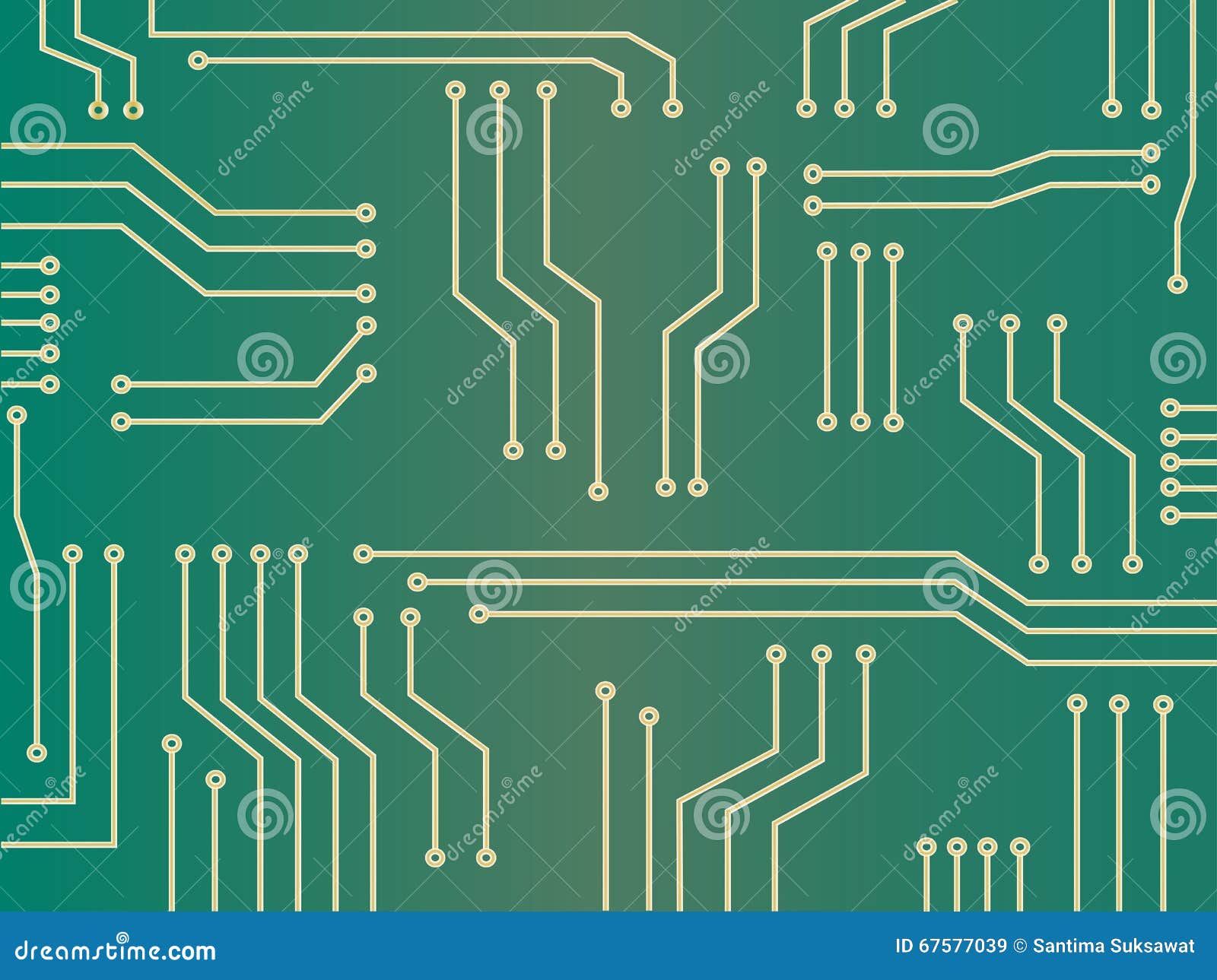Microchip Abstract Background Stock Vector - Illustration of circuit ...