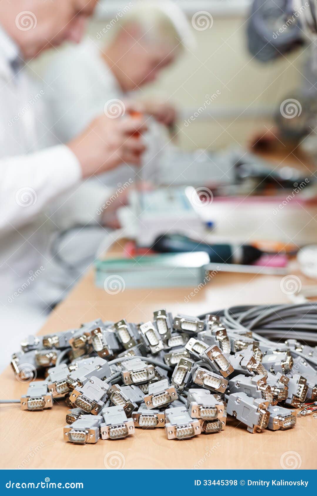 Microchip Assembling Manufacture Stock Photo - Image of mechanic ...