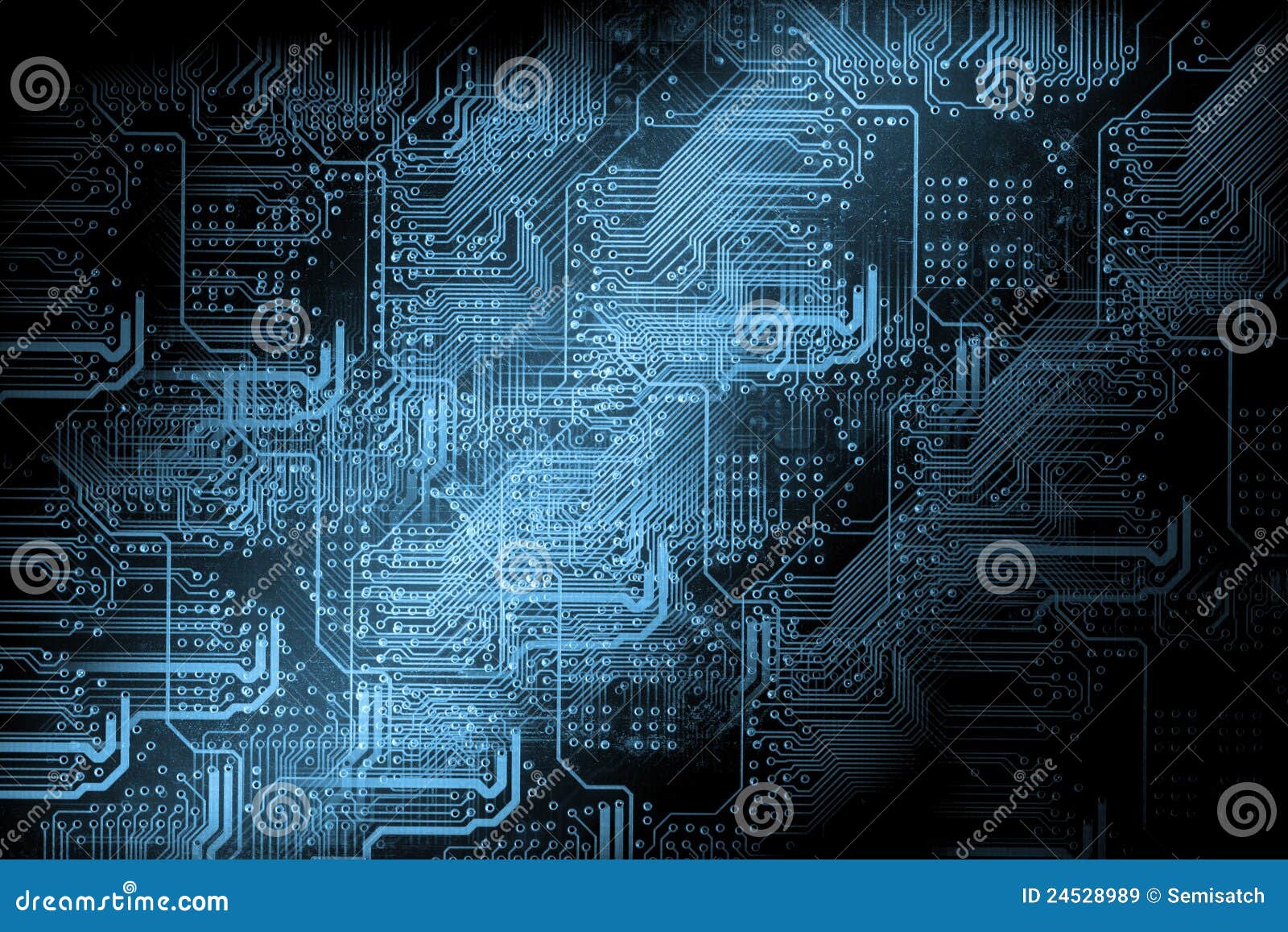 Microchip Background, Electrical Circuits Vector Illustration ...