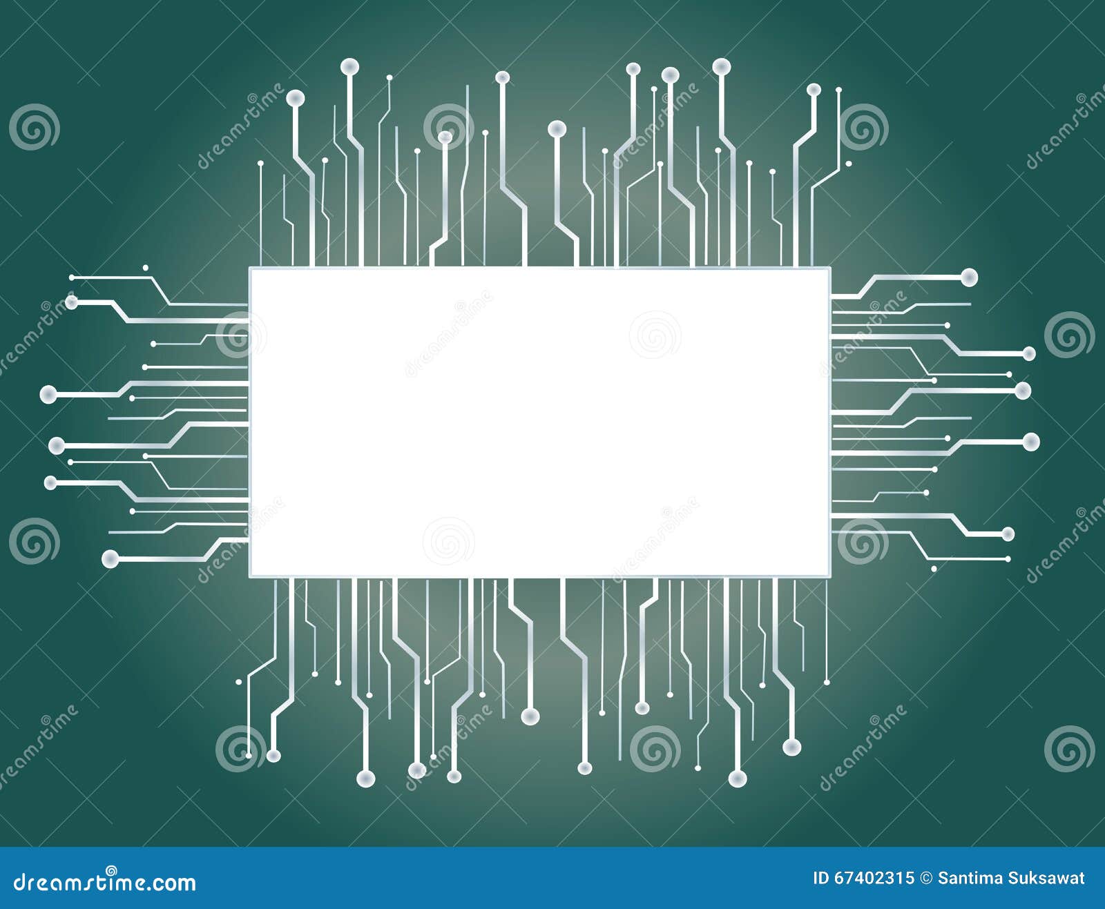 Microchip Banner Backgrounds Stock Illustration - Illustration of chip ...