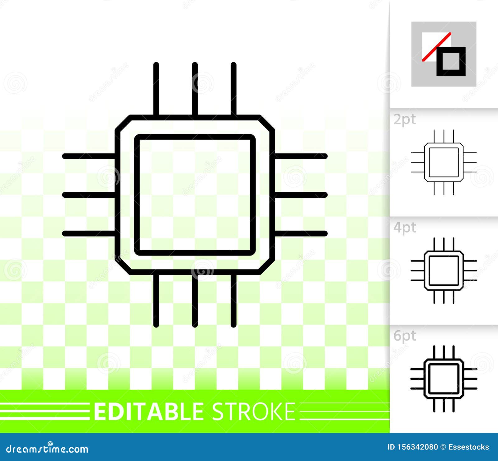 Microelectronics. Simple Related Vector Icons | CartoonDealer.com ...
