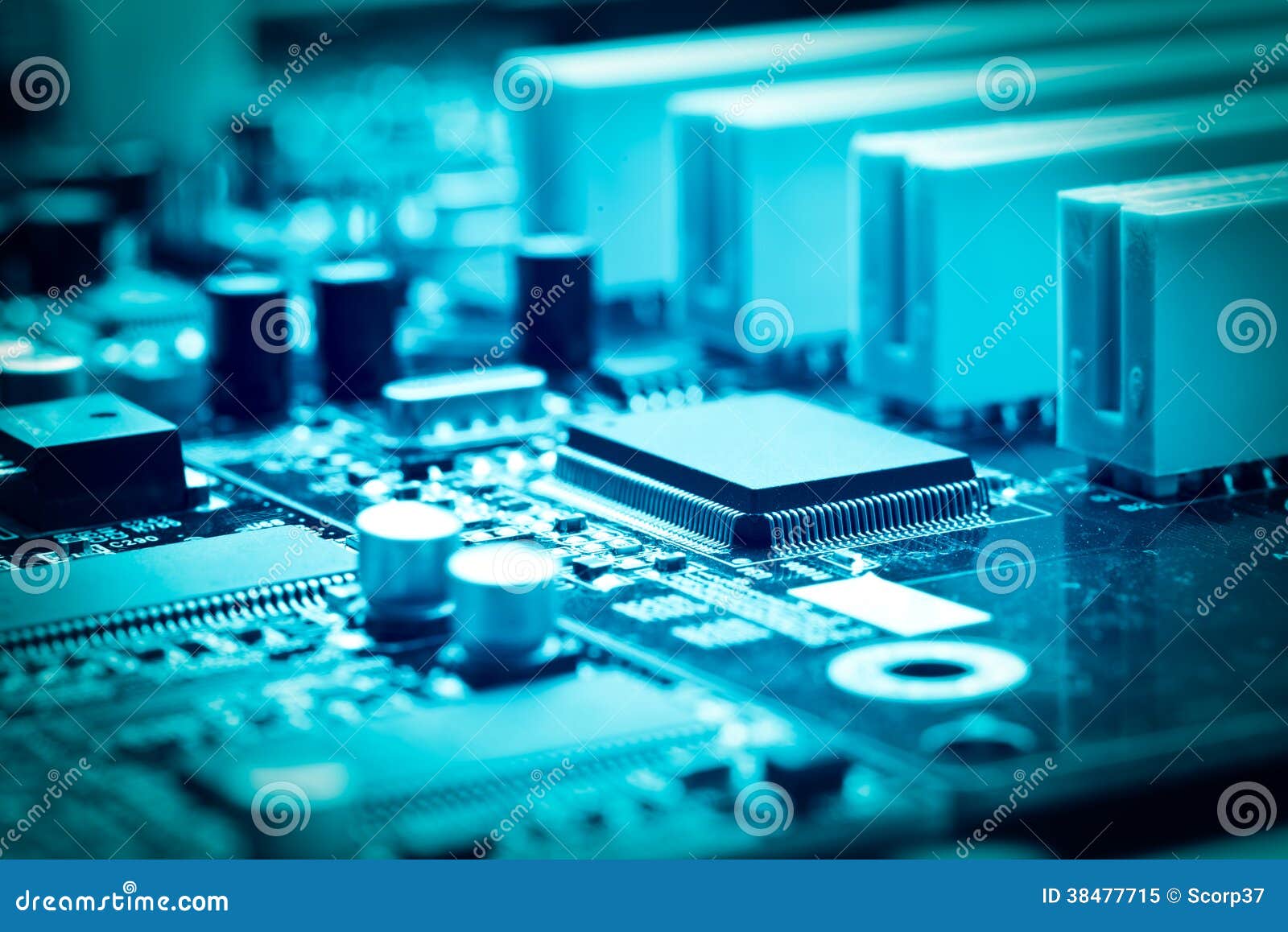 Microchip stock image. Image of computer, information - 38477715