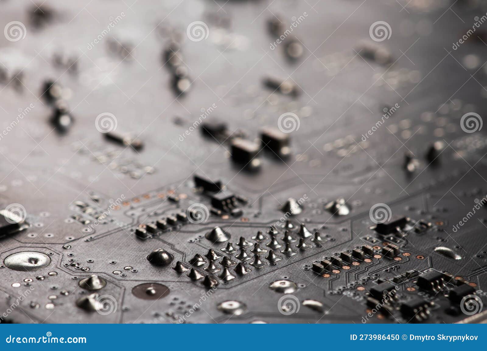 Microchip Computer Graphic Card on White Background Top View Stock ...