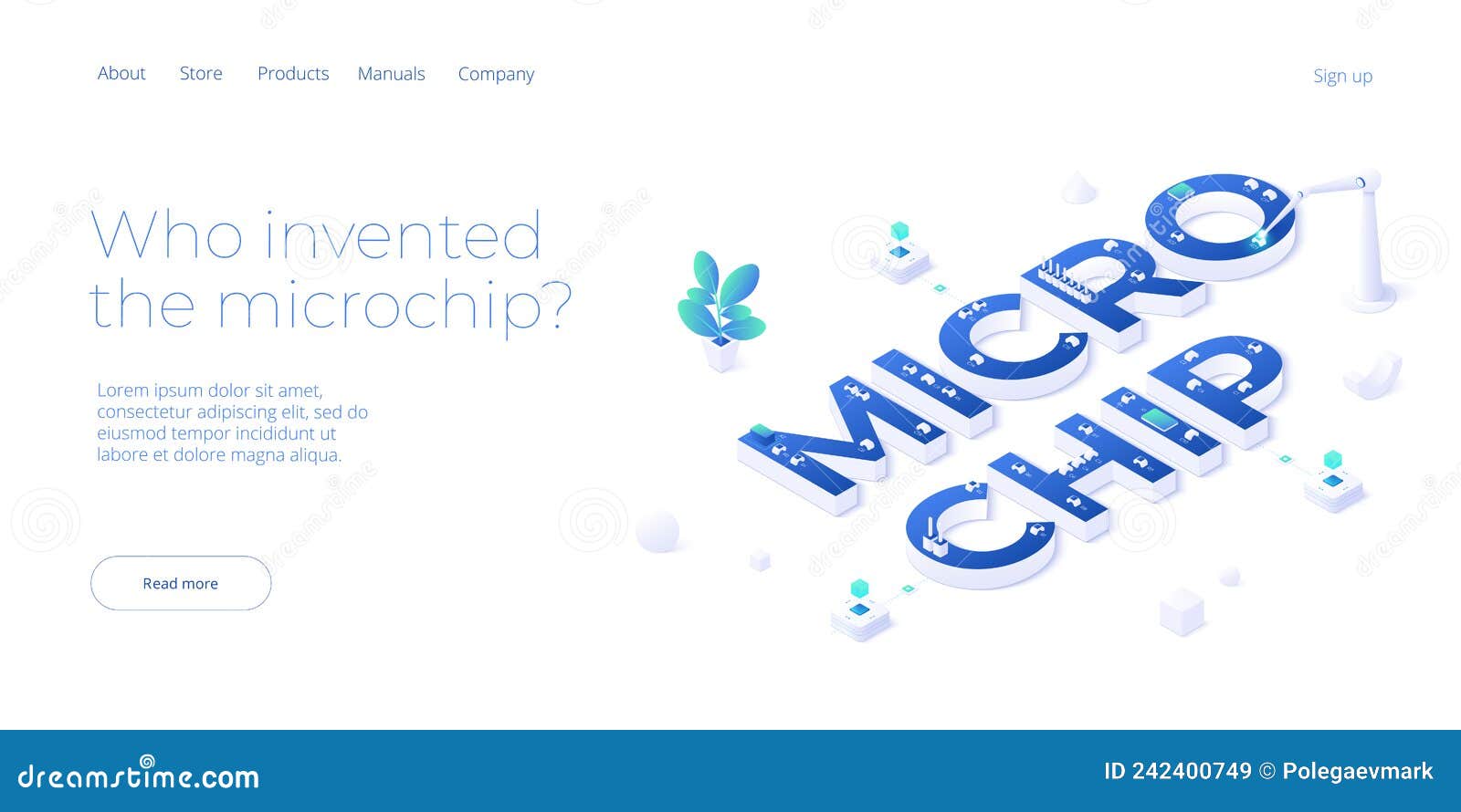 Isometric Semiconductor Production Flowchart Vector Illustration ...