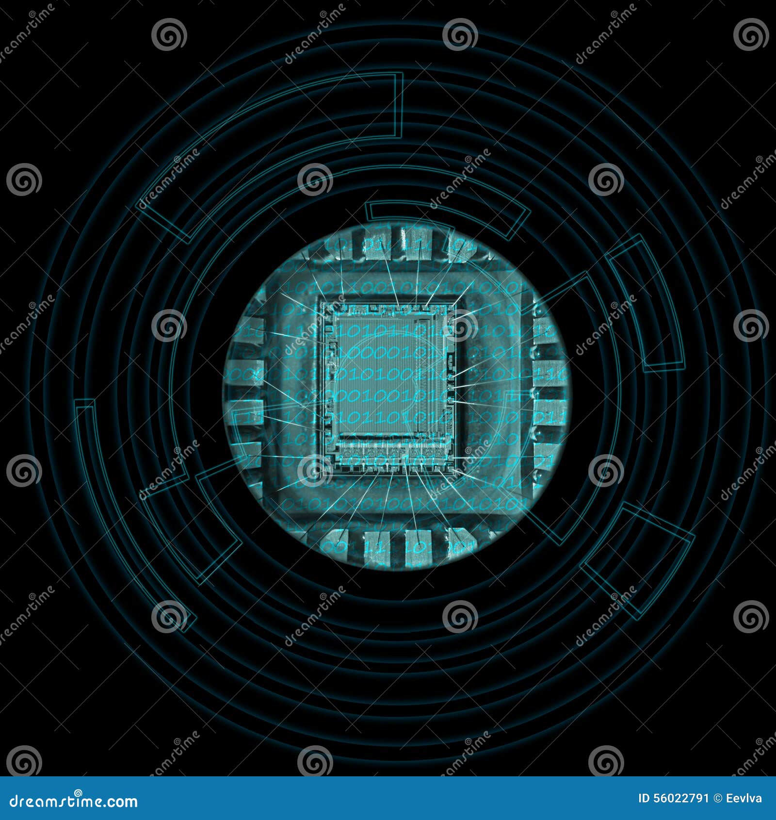 Microchip. stock image. Image of macro, motherboard, connectivity ...