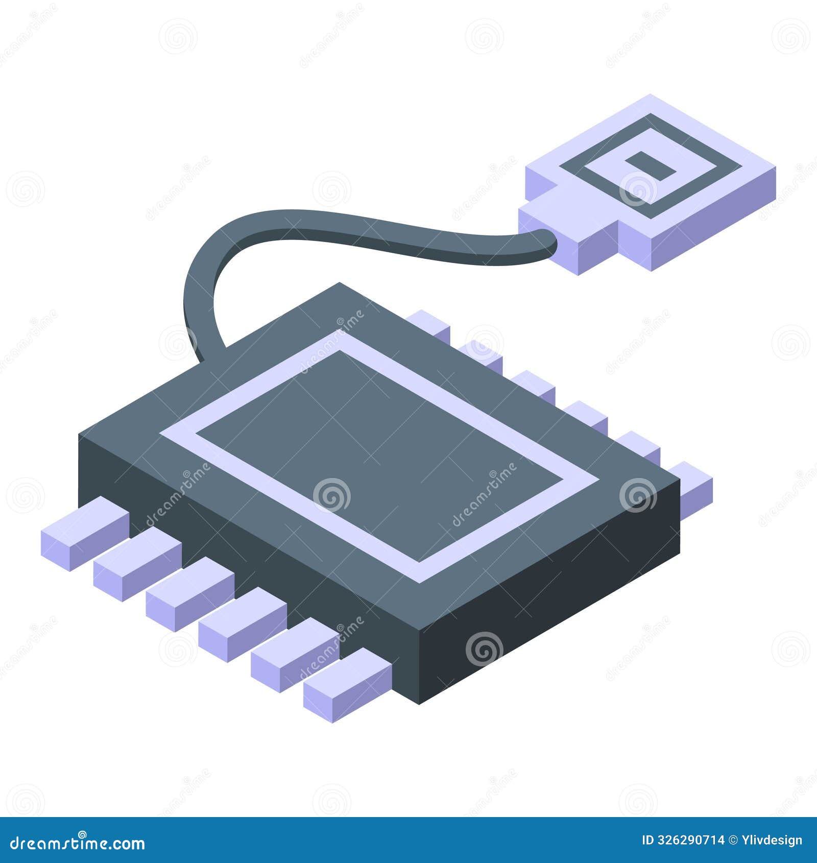Microchip Using Photolithography And Deposition Processes Royalty-Free ...