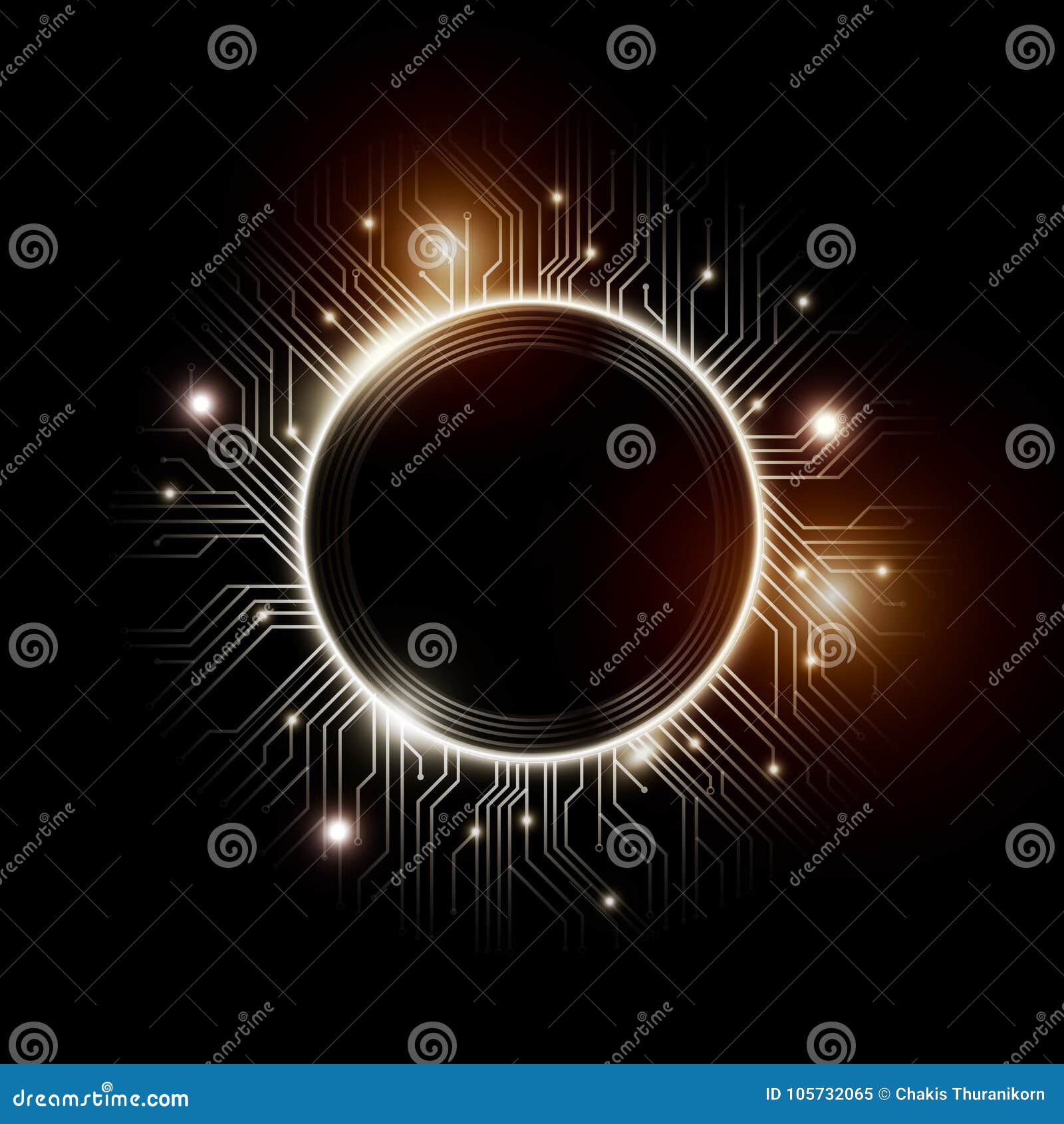 Microchip Designs, CPU. Information Communication Technology Elements ...