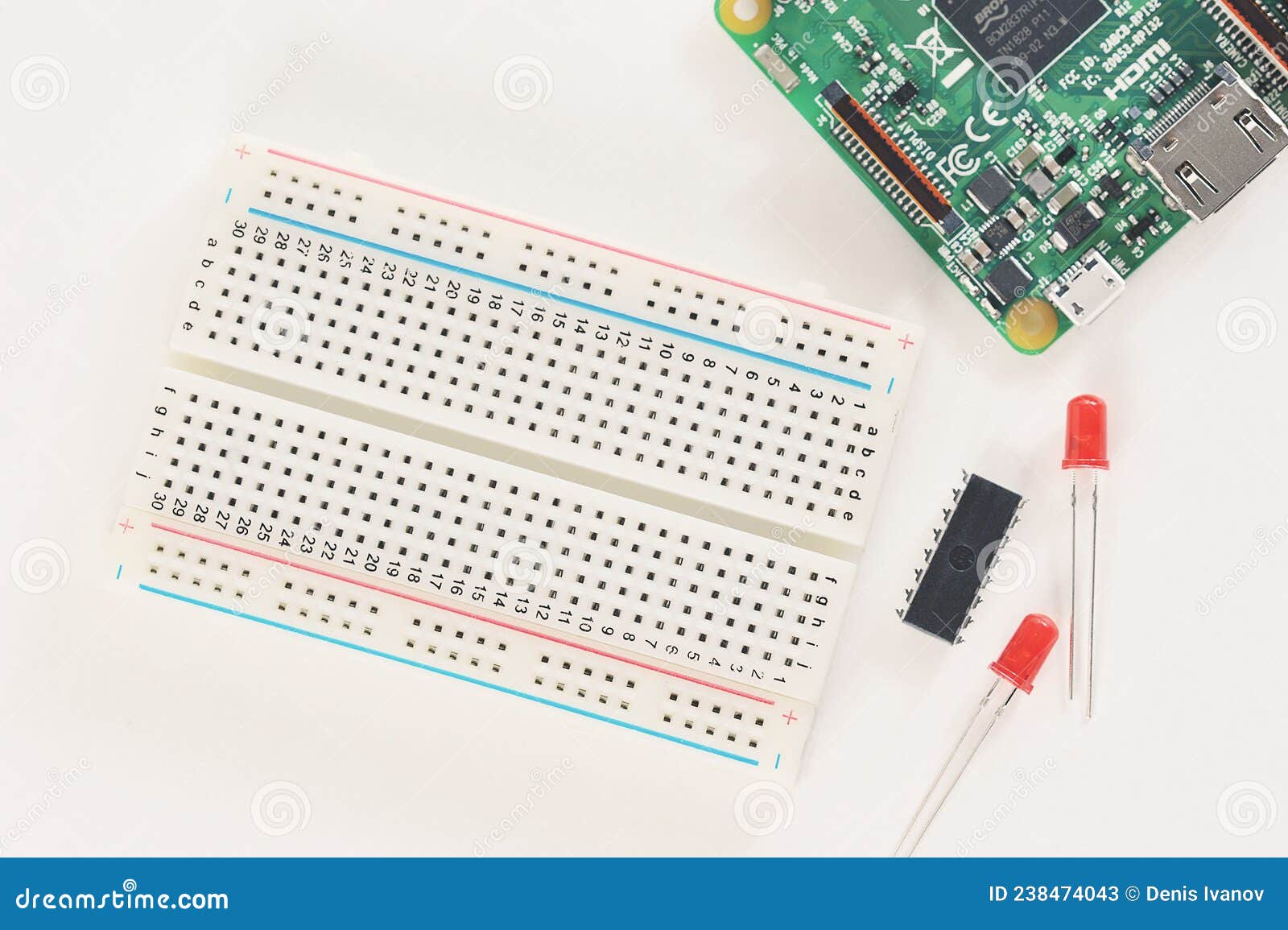 Microchip - an Electronic Board with Connectors Editorial Stock Photo ...