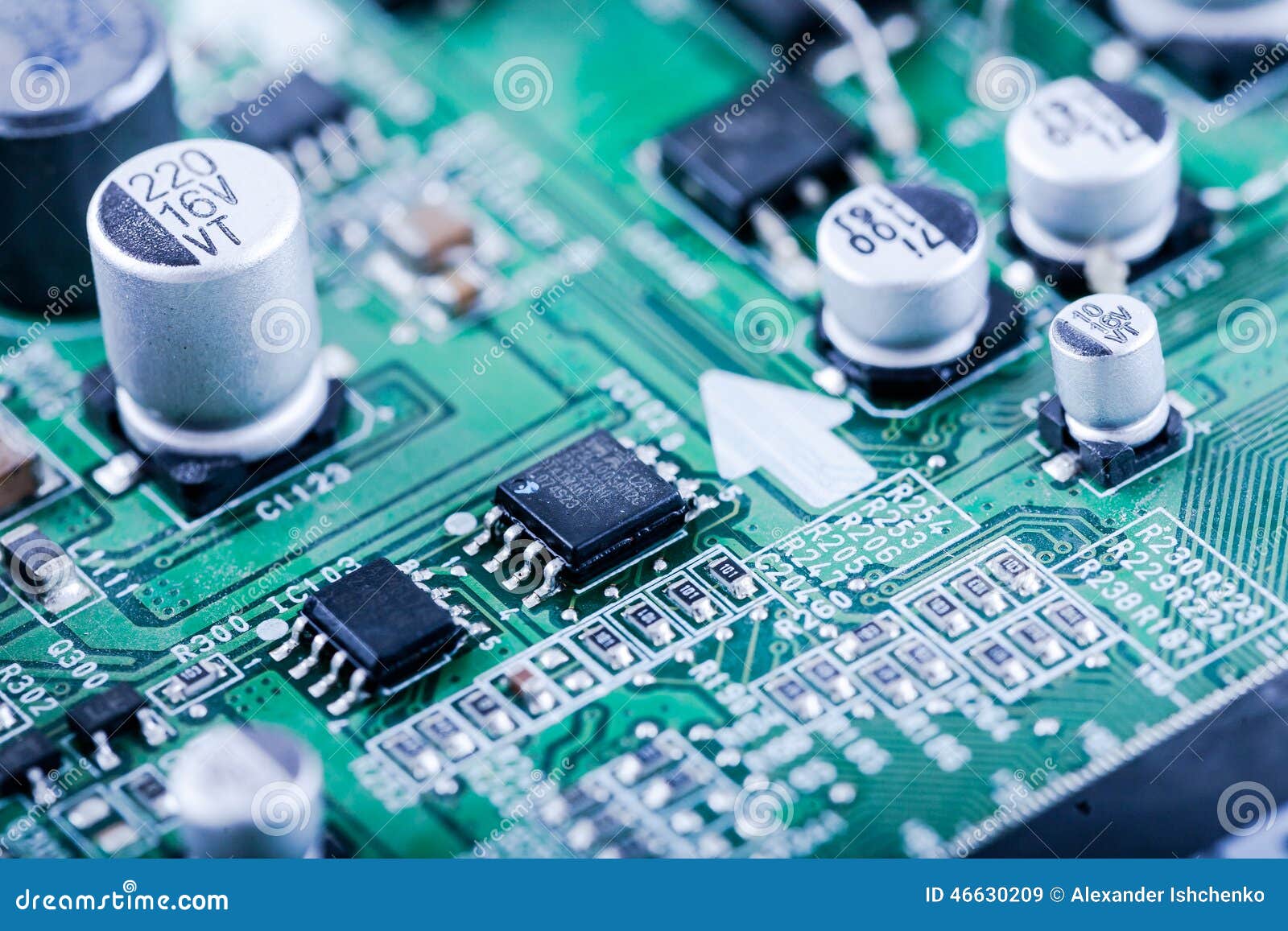 Microchip. stock image. Image of circuit, detail, binary - 46630209