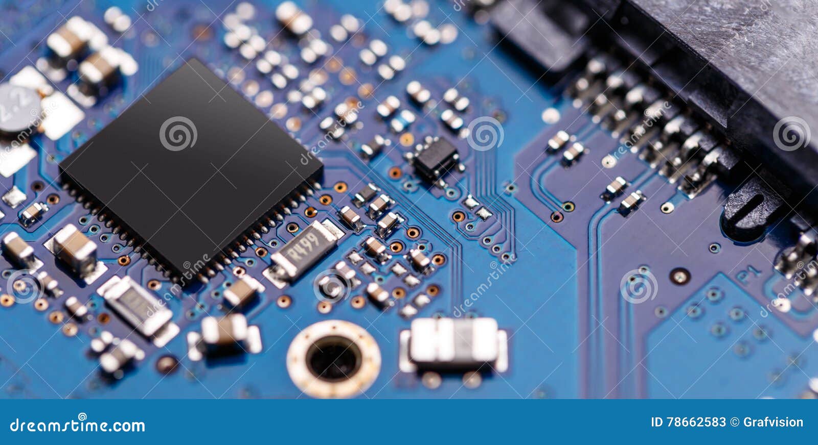 Microchip Integrado Del Semiconductor Imagen de archivo - Imagen de ...