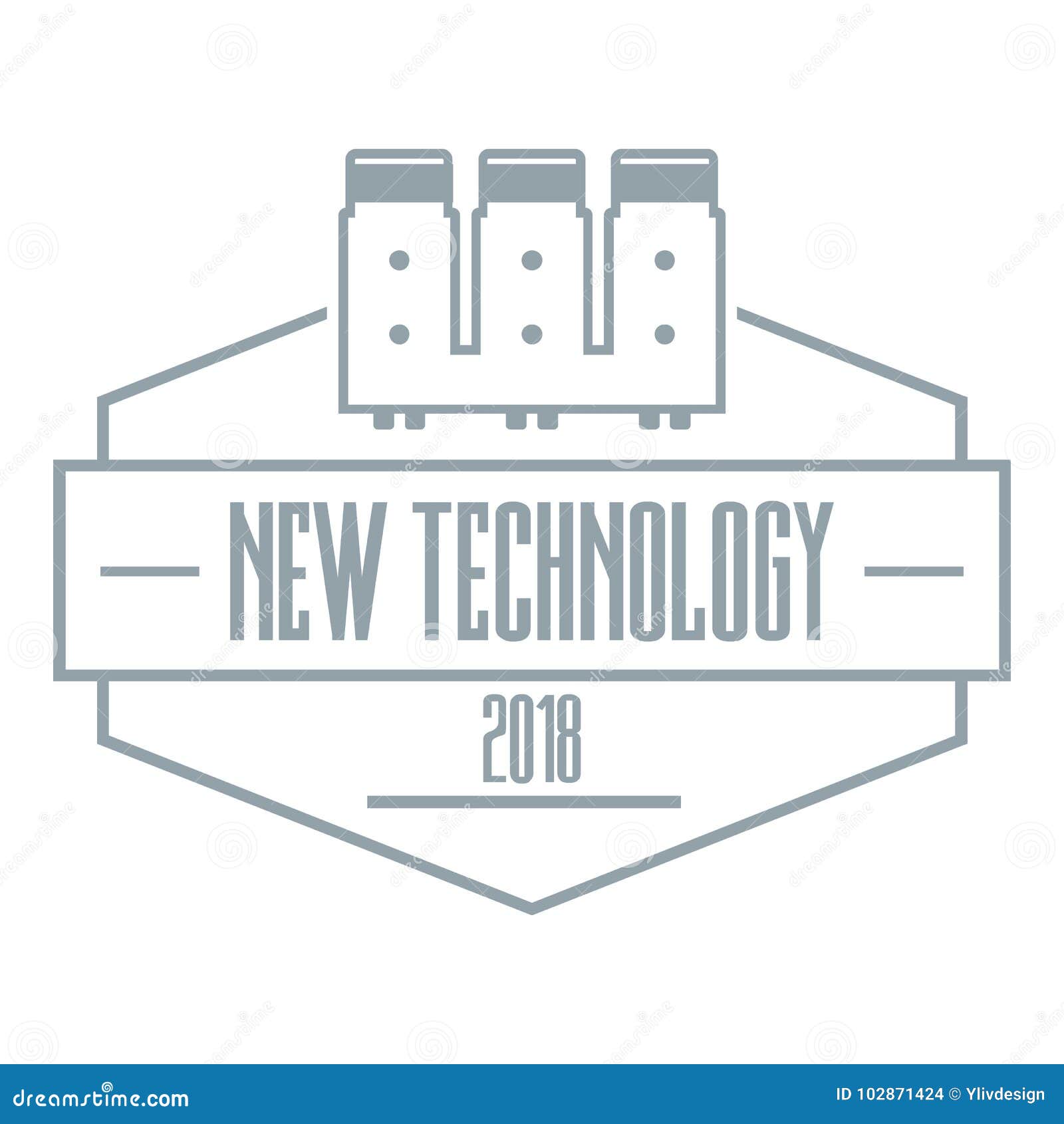 Microchip Logo, Simple Gray Style Stock Vector - Illustration of data ...